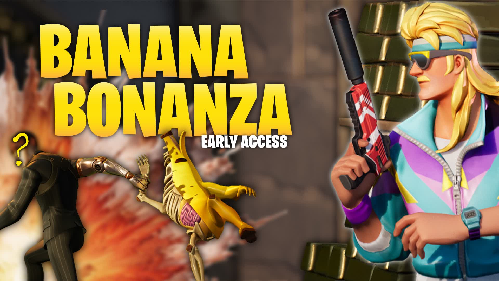🍌 BANANA BONANZA (Roguelike) 8506-3274-5191 by babakaros - Fortnite Creative Map Code - Fortnite.GG