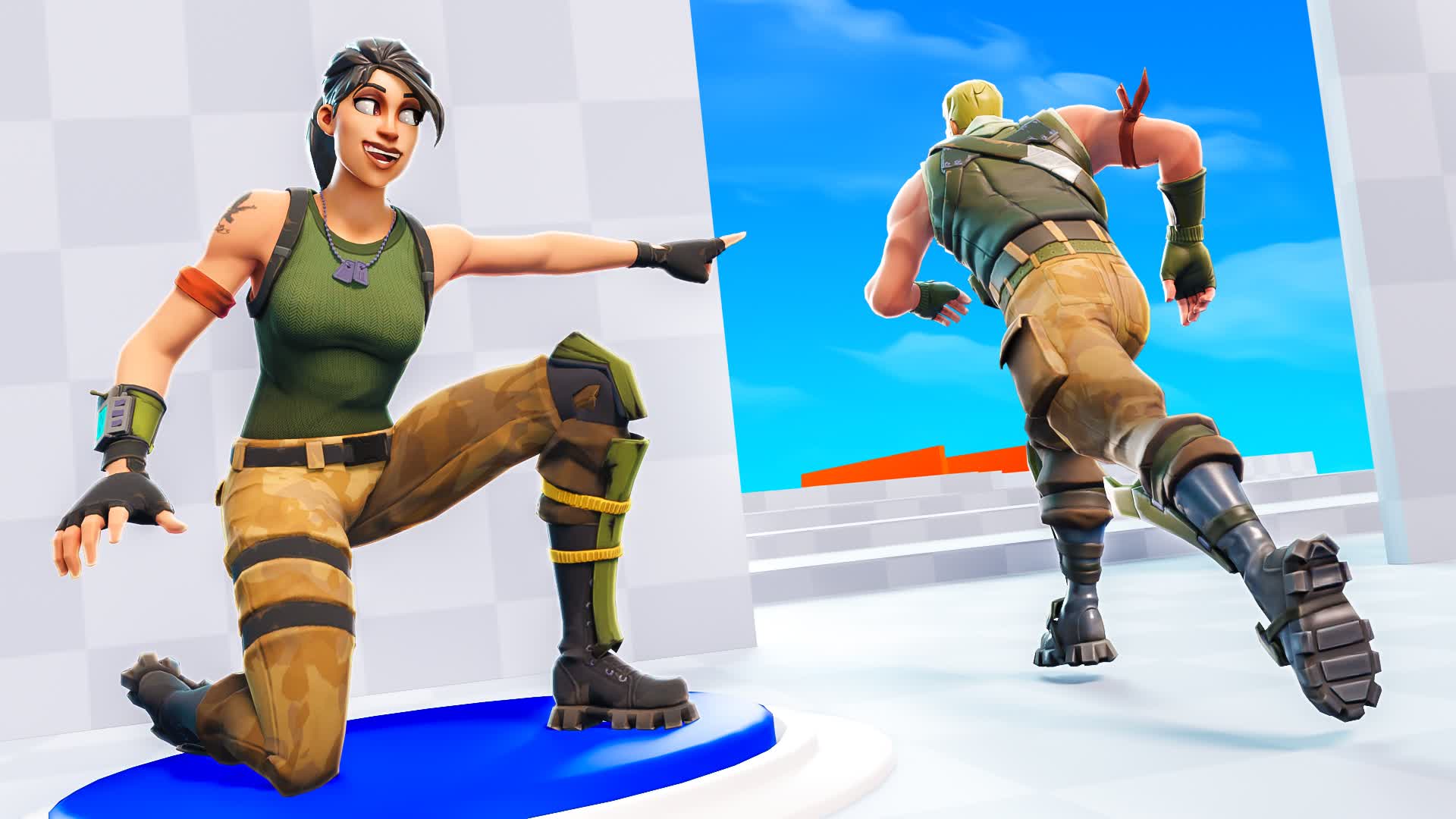 TEAMWORK PARKOUR (Duo) 0535-4322-0251 by boyce - Fortnite Creative Map ...