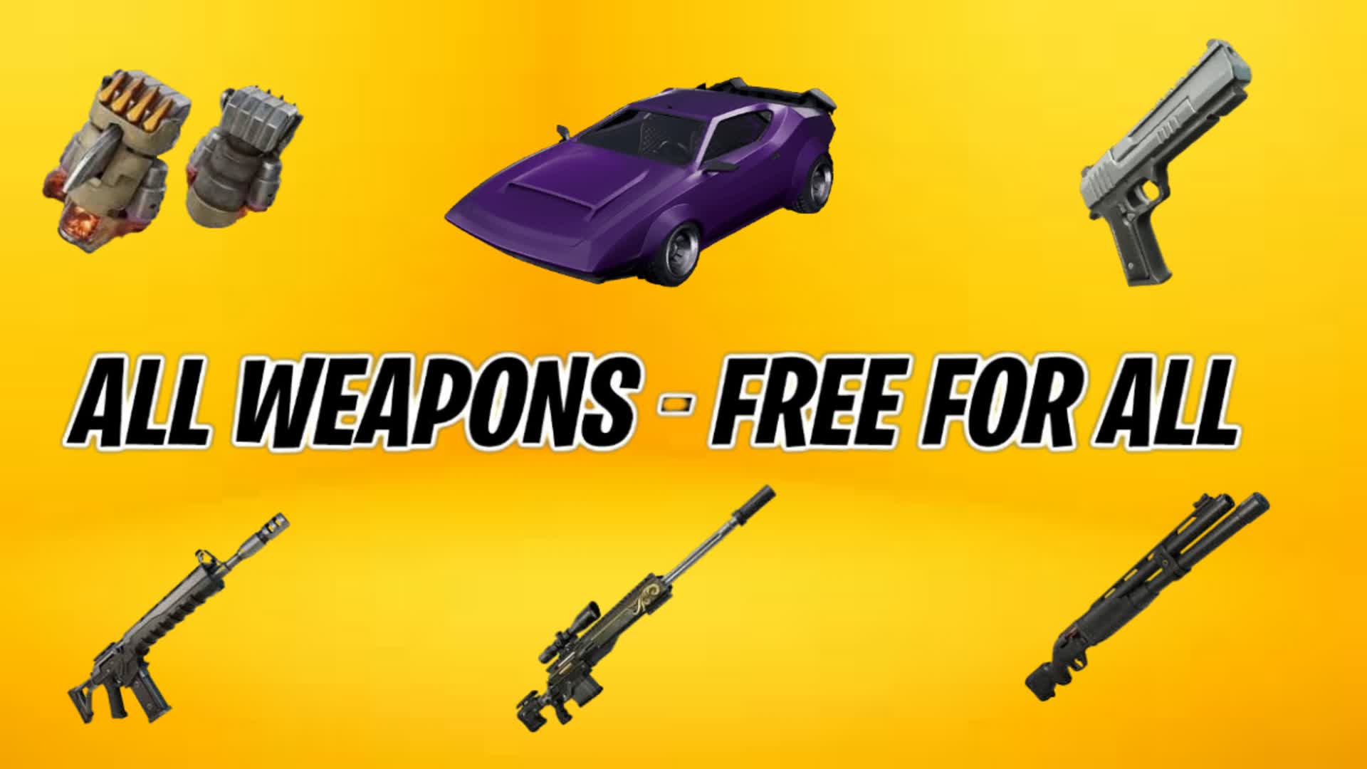 Cars & Weapons 6102-1796-3702 by ellefn - Fortnite Creative Map Code ...