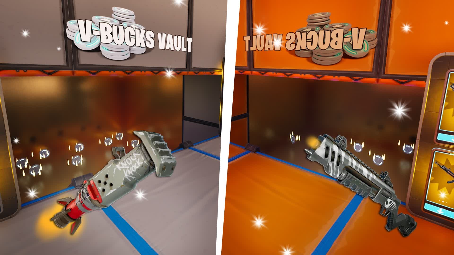 💎V-BUCKS WHITE VS ORANGE 0511-2786-5333 by maxdy - Fortnite Creative ...