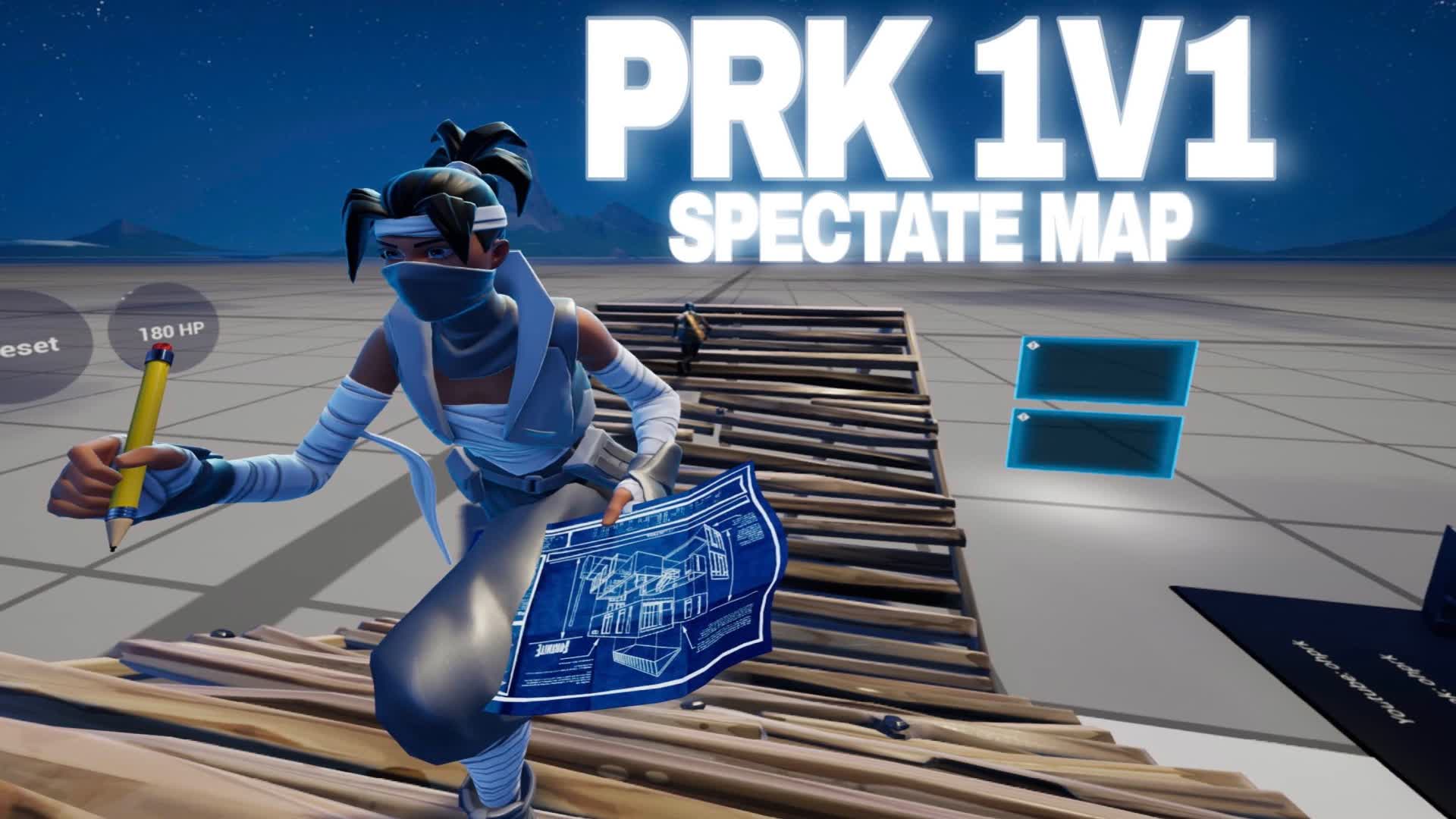 Prk 1v1 Spectate Map 5030-3433-9468 by rujin - Fortnite Creative Map Code - Fortnite.GG