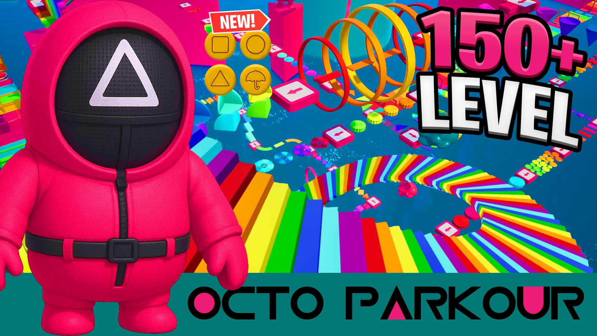 OCTO GAME PARKOUR 🐙 문어 게임 9035-0500-0485 by platformer - Fortnite ...