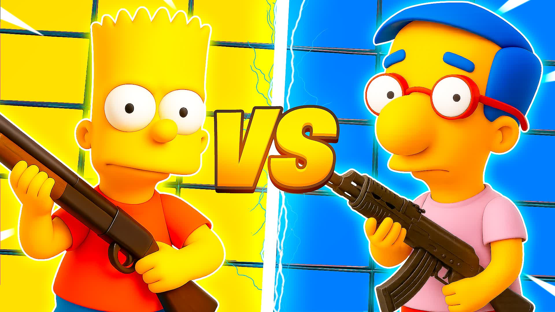 BART VS MILHOUSE 🌕 RED VS BLUE 🔵 2940-5445-8349 by aleshawnn - Fortnite ...