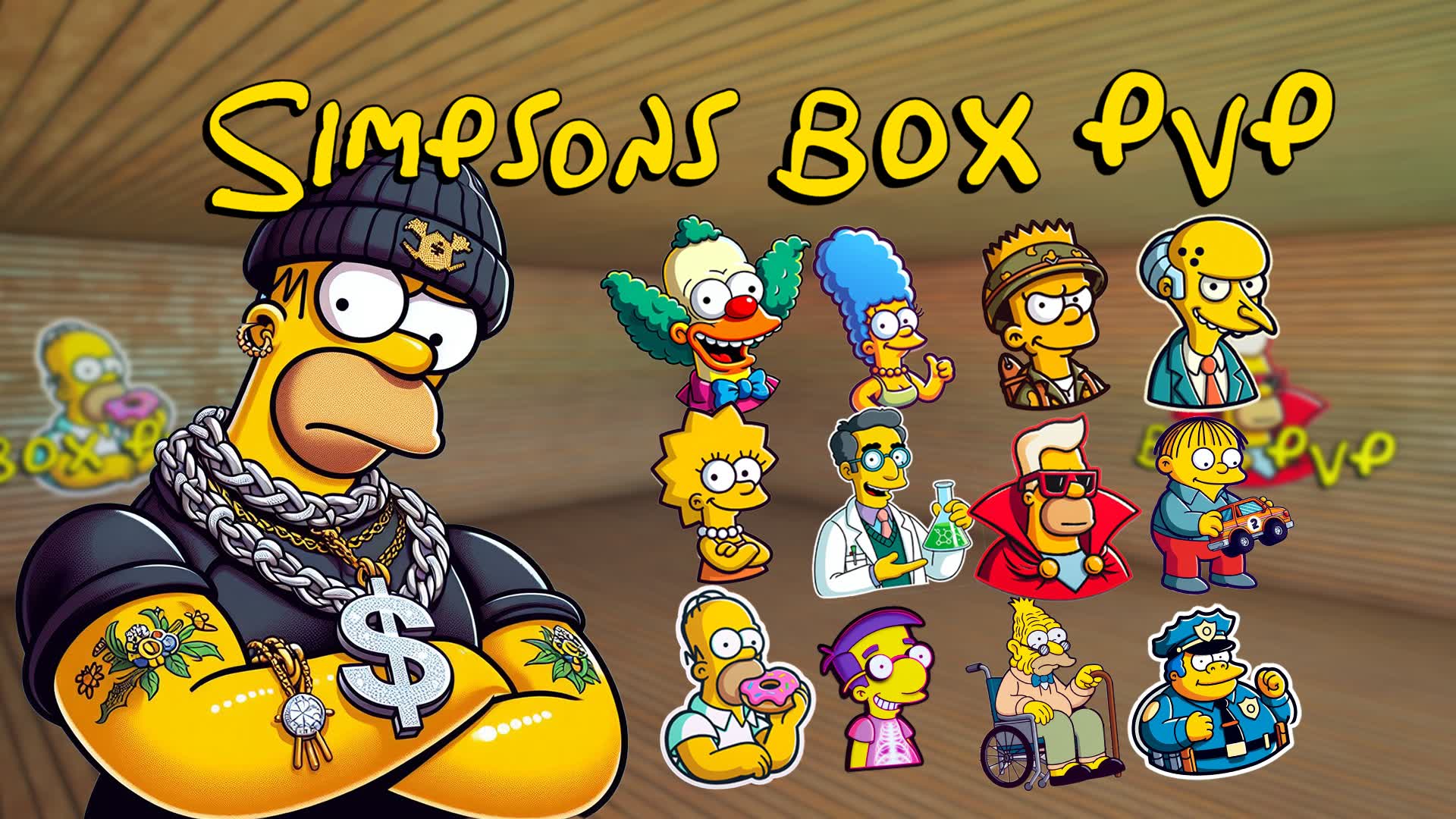 Simpsons Box PVP 🍩 4282-2575-5610 by zernacreations - Fortnite Creative ...