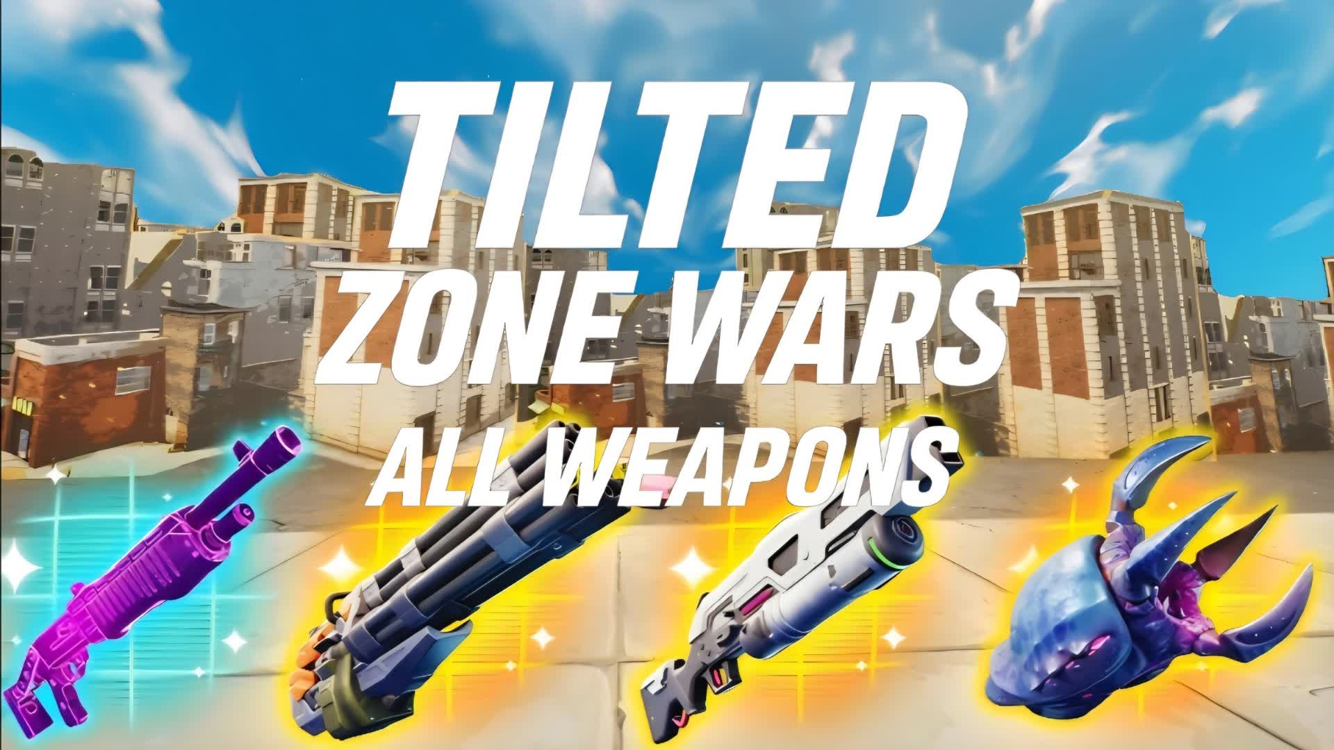 All weapons Tilted zone wars 2128-6819-4077 by byouri - Fortnite ...