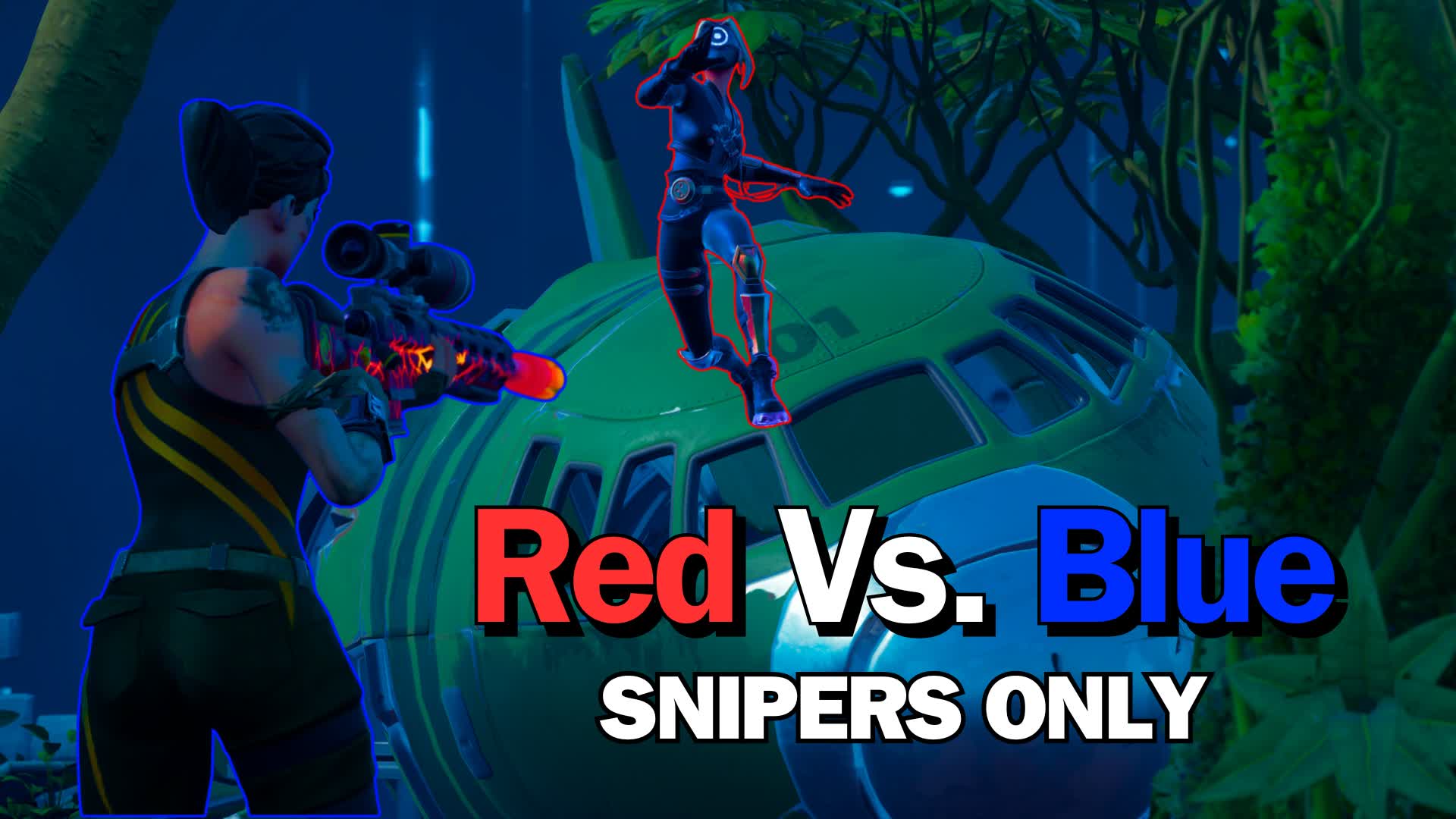 Red Versus Blue Snipers ONLY (TDM) 9266-1182-0702 by idkgang - Fortnite ...
