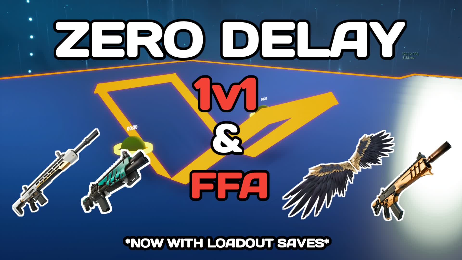 Zero Delay 1v1 And FFA 4794-7579-7250 by momoisdaddy - Fortnite ...