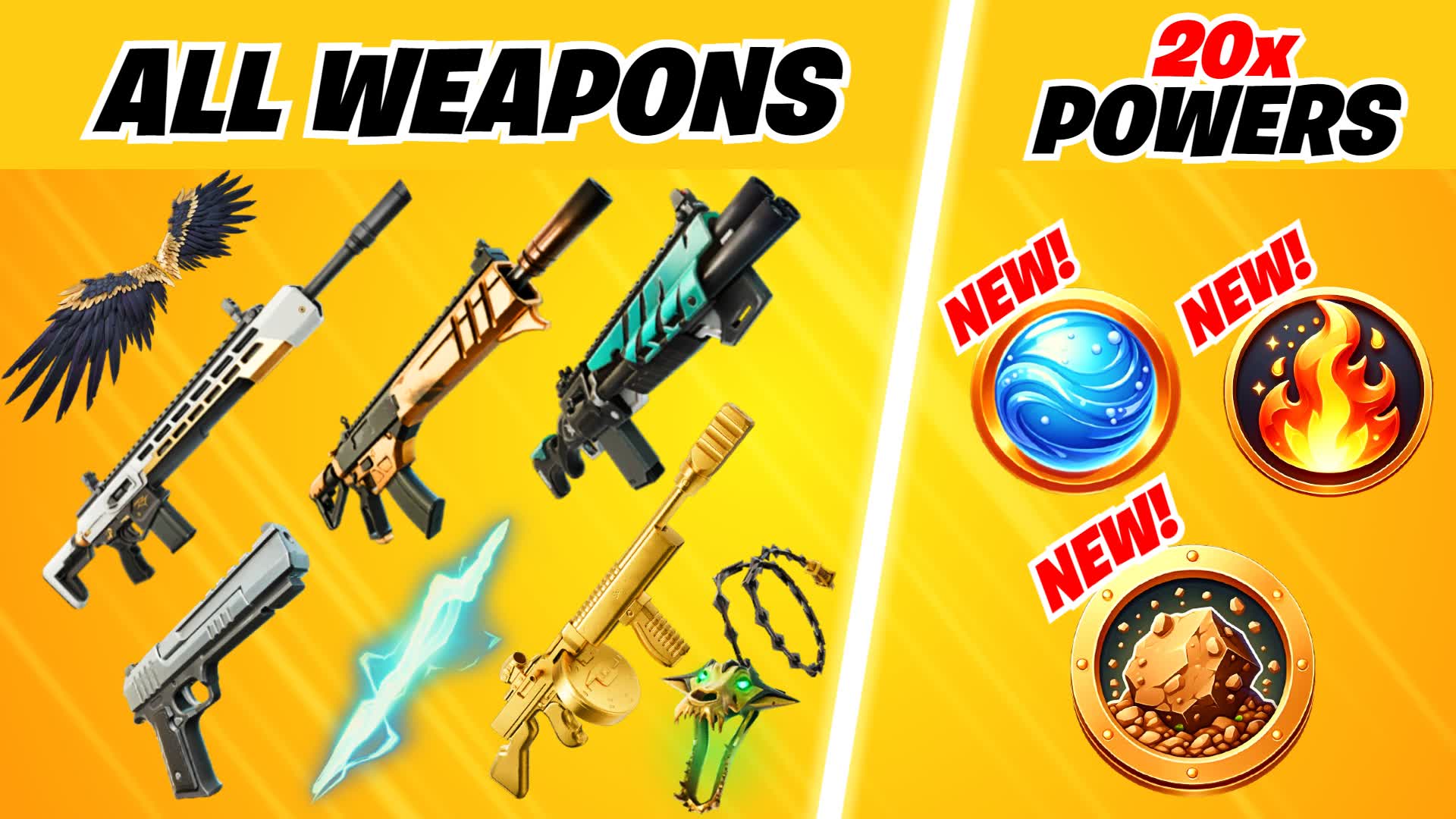 🔥ELEMENTAL FFA - ALL WEAPONS🌊 2009-3720-7086 by oura - Fortnite ...