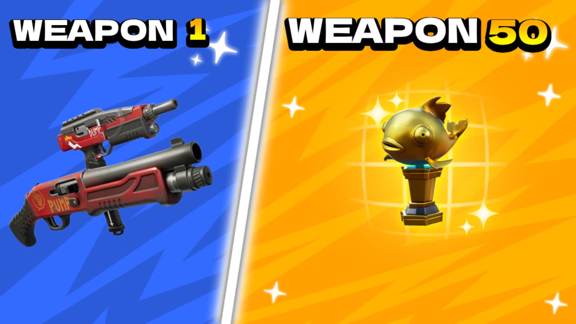 🔫 MEGA GUN GAME ONE SHOT 🎯 6383-0434-2501 by brockfn - Fortnite ...