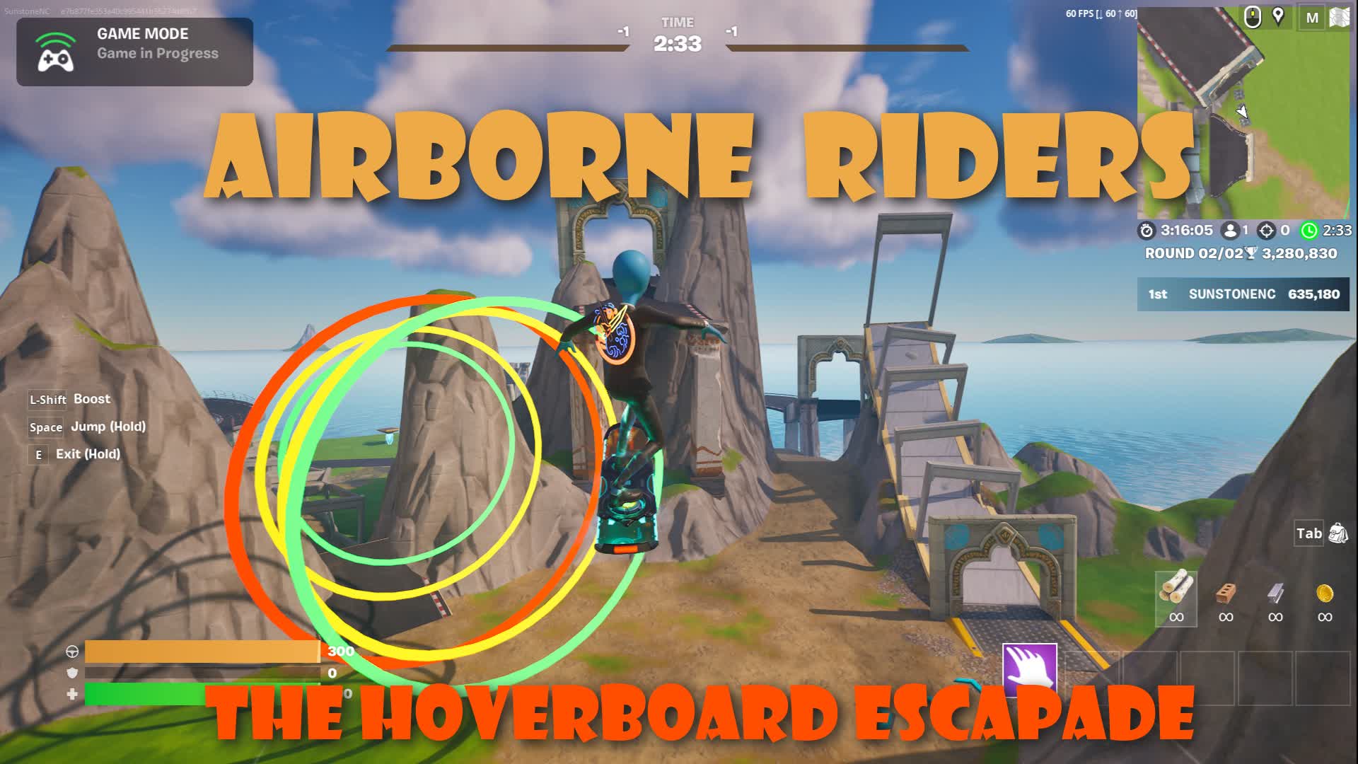 Airborne Riders: The Hoverboard Escapade 0258-5646-1093 by sunstone - Fortnite Creative Map Code ...