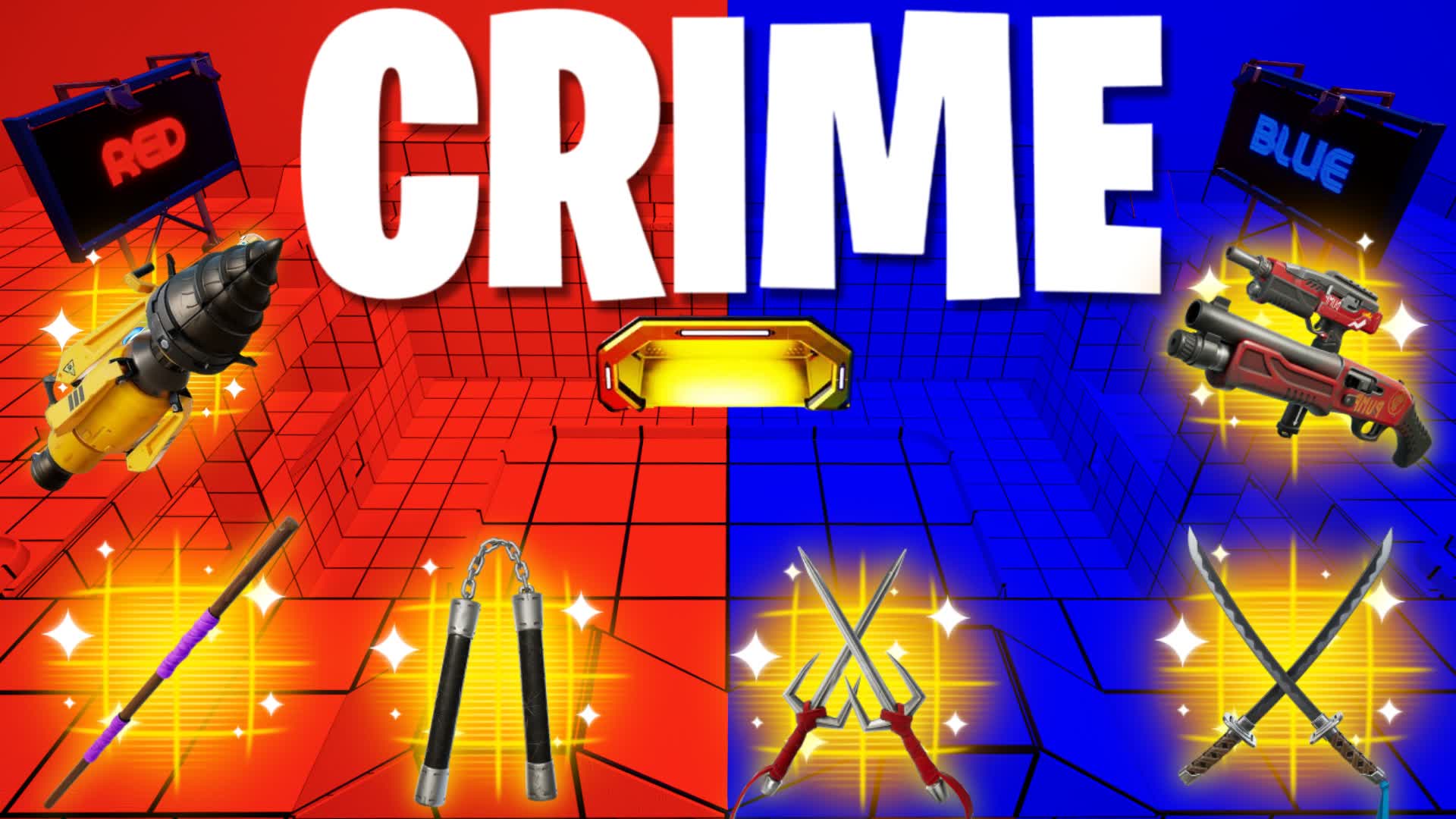 CRIME RED VS BLUE | TMNT 🔴 🔵 2719-0390-1507 by roztell - Fortnite ...