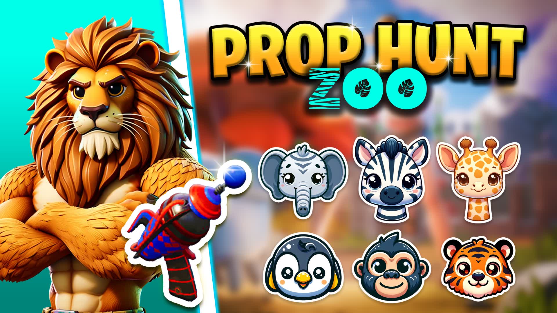 ZOO PROP HUNT 🦁 6042-1500-7831 by alliance - Fortnite Creative Map Code ...