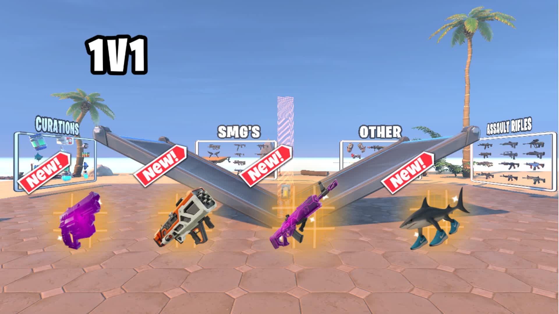 1V1 BUILD FIGHT BEACH (EXOTIC WEAPONS)🎯 2305-7786-3120 by soldier_arc ...