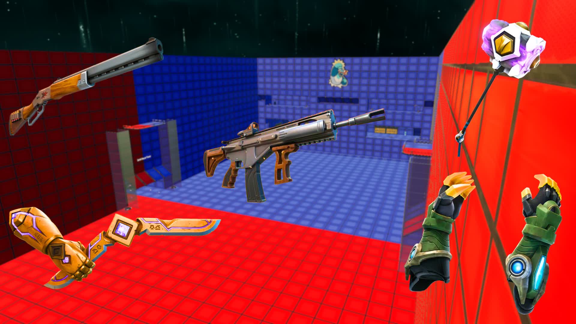 MEGA CRAZY 🔴RED VS BLUE🔵 6136-0409-7837 by kns105 - Fortnite Creative Map Code - Fortnite.GG