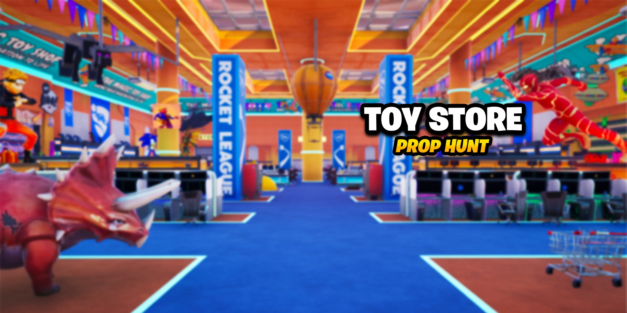 TOY STORE PROP HUNT 🛒 5130-0496-4238 by litpixelstudios - Fortnite Creative Map Code - Fortnite.GG