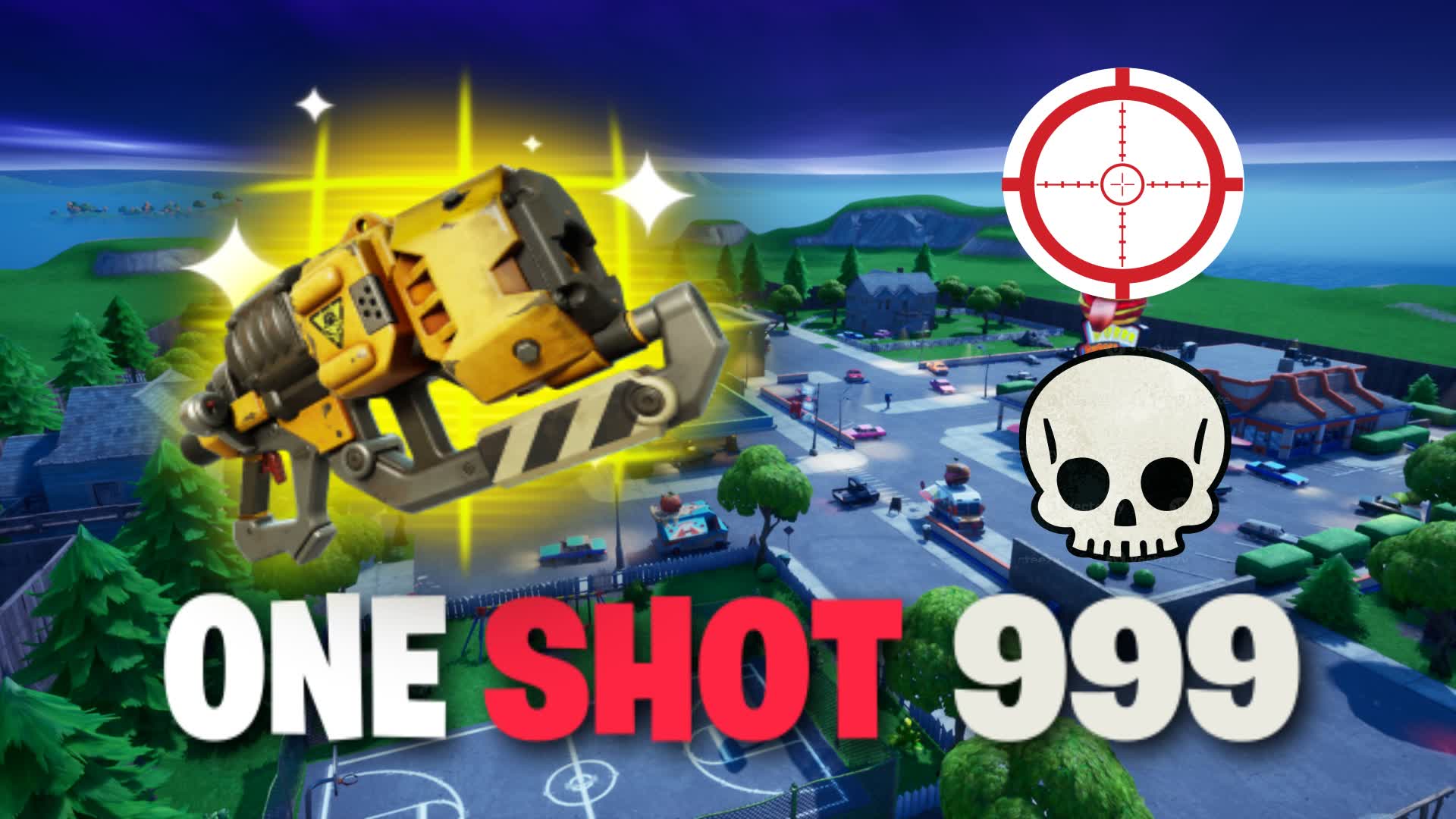 Plasma Burst Laser One Shot Greasy Grove 2249-1181-1625 by ironydev23 - Fortnite Creative Map ...