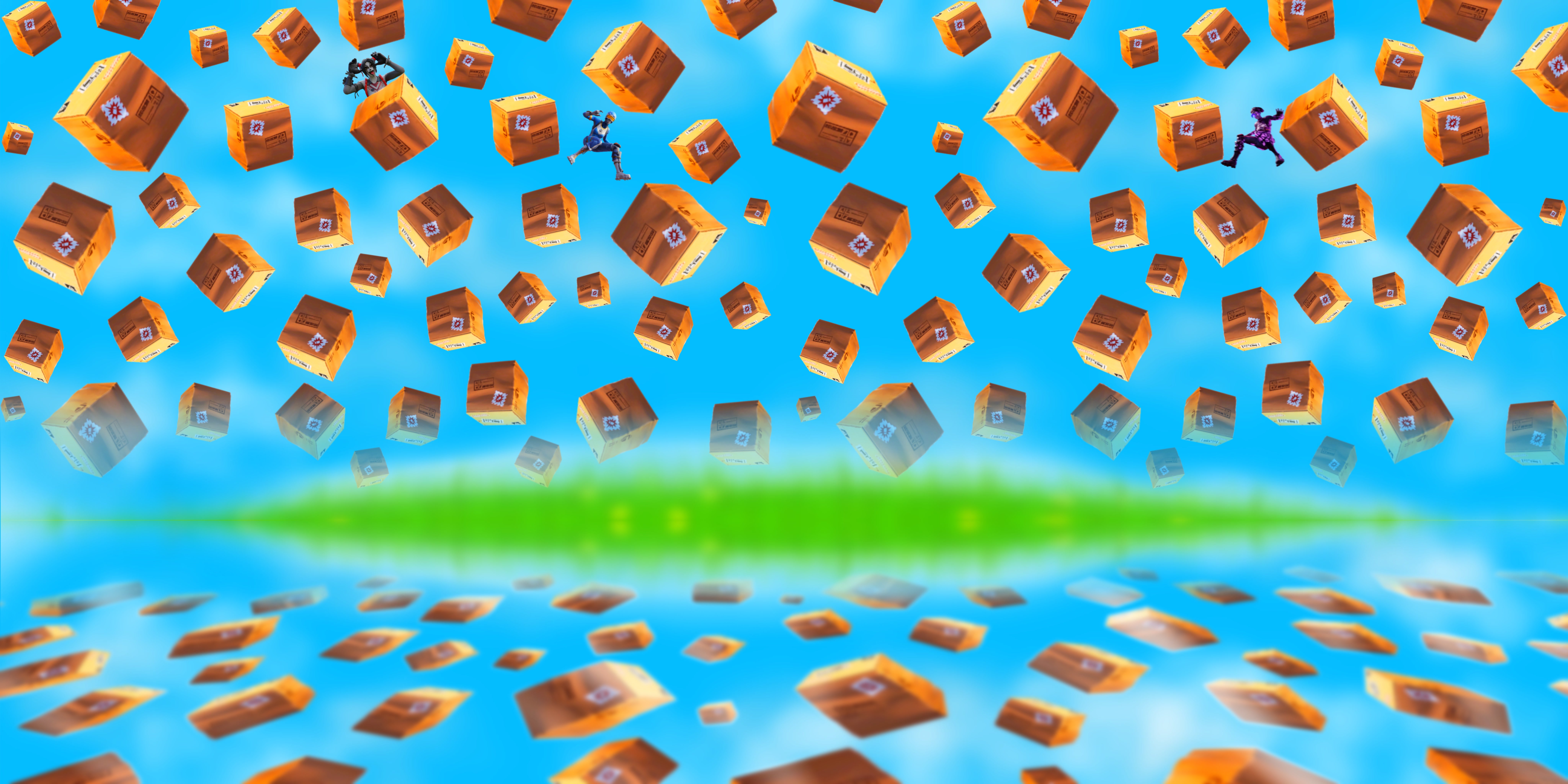 BIG BOX BRAWL📦 الساحة🏆 4054-7532-7209 by om77 - Fortnite Creative Map ...