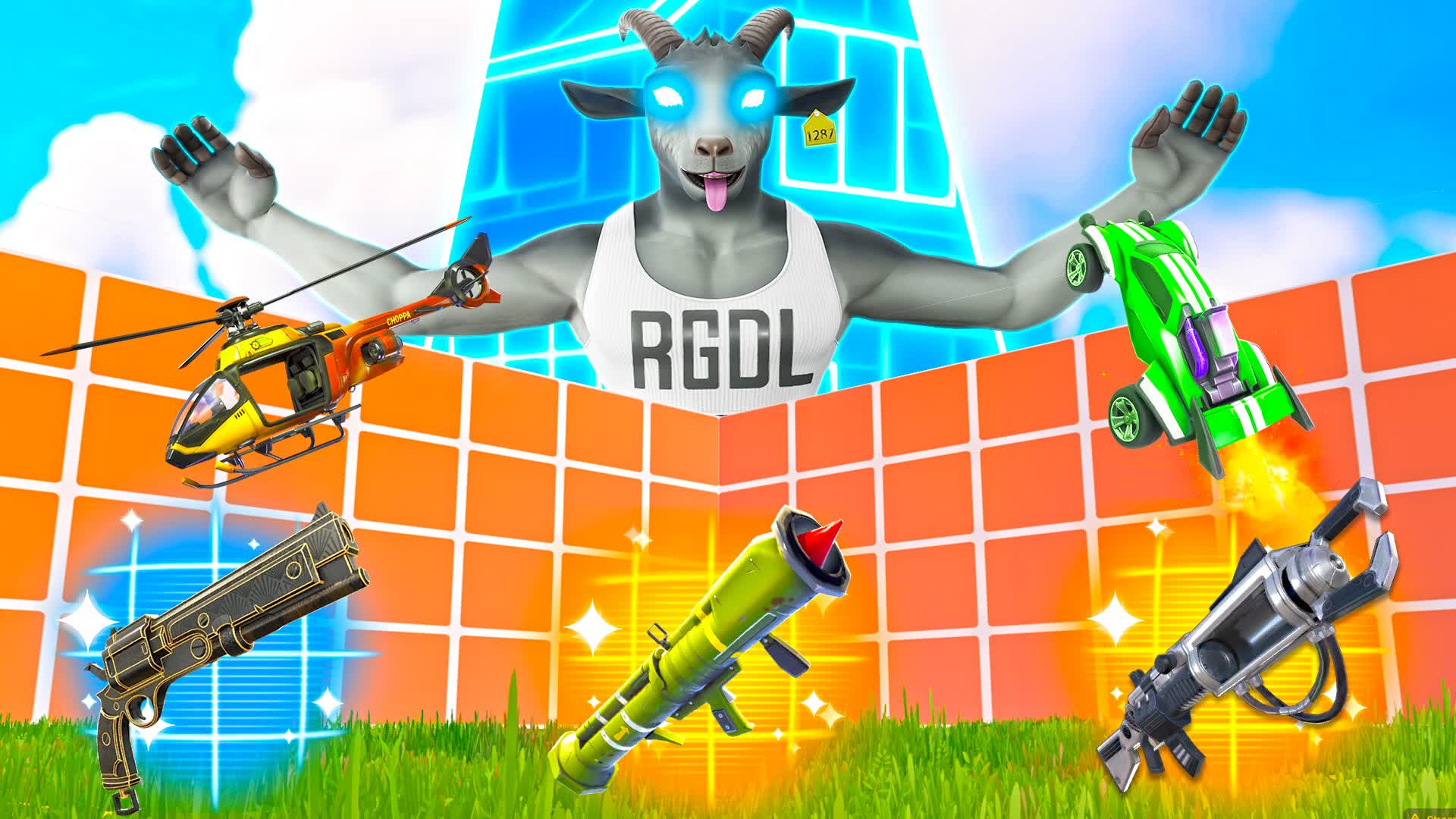🐐 GOATED 1V1⚡ ALL GUNS ⚡ FREE FOR ALL 3423-6567-5427 by minizoo - Fortnite Creative Map Code ...
