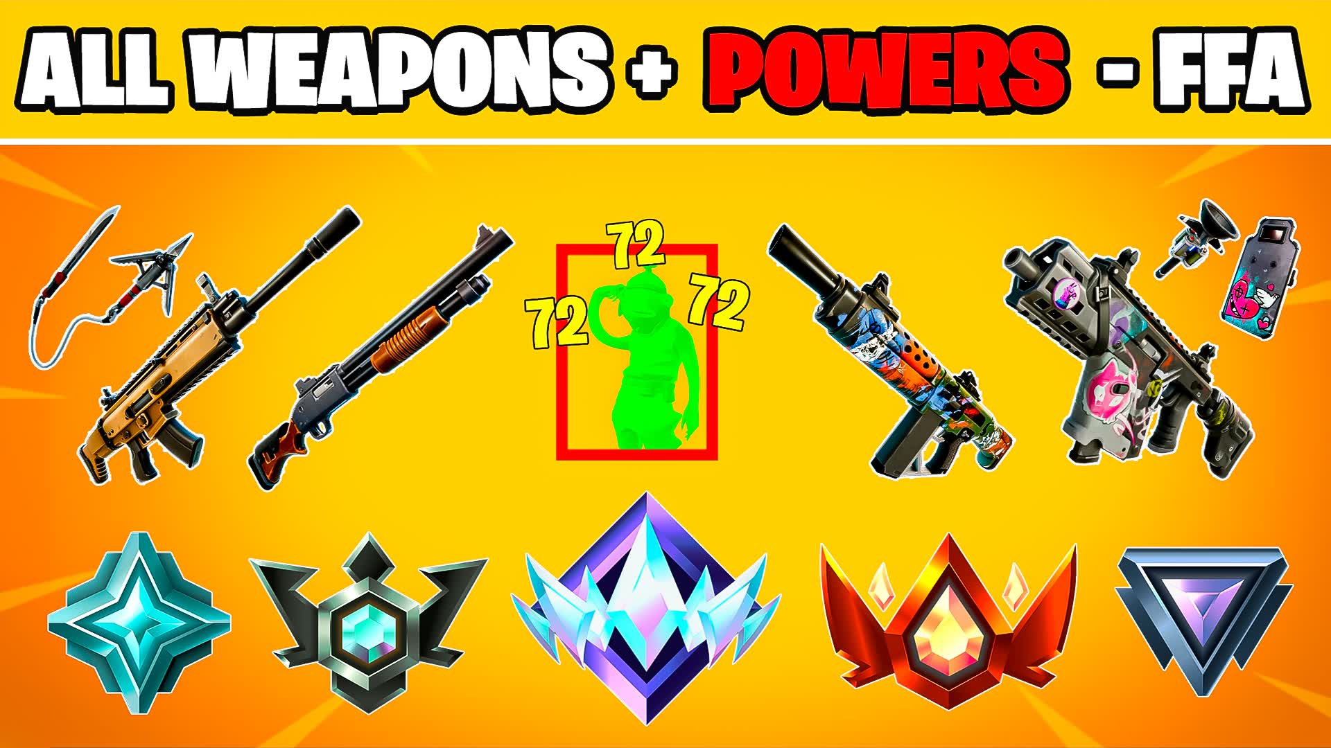 CHAPTER 5 WEAPONS FREE FOR ALL 8562-6479-3851 by backpackjnr - Fortnite ...