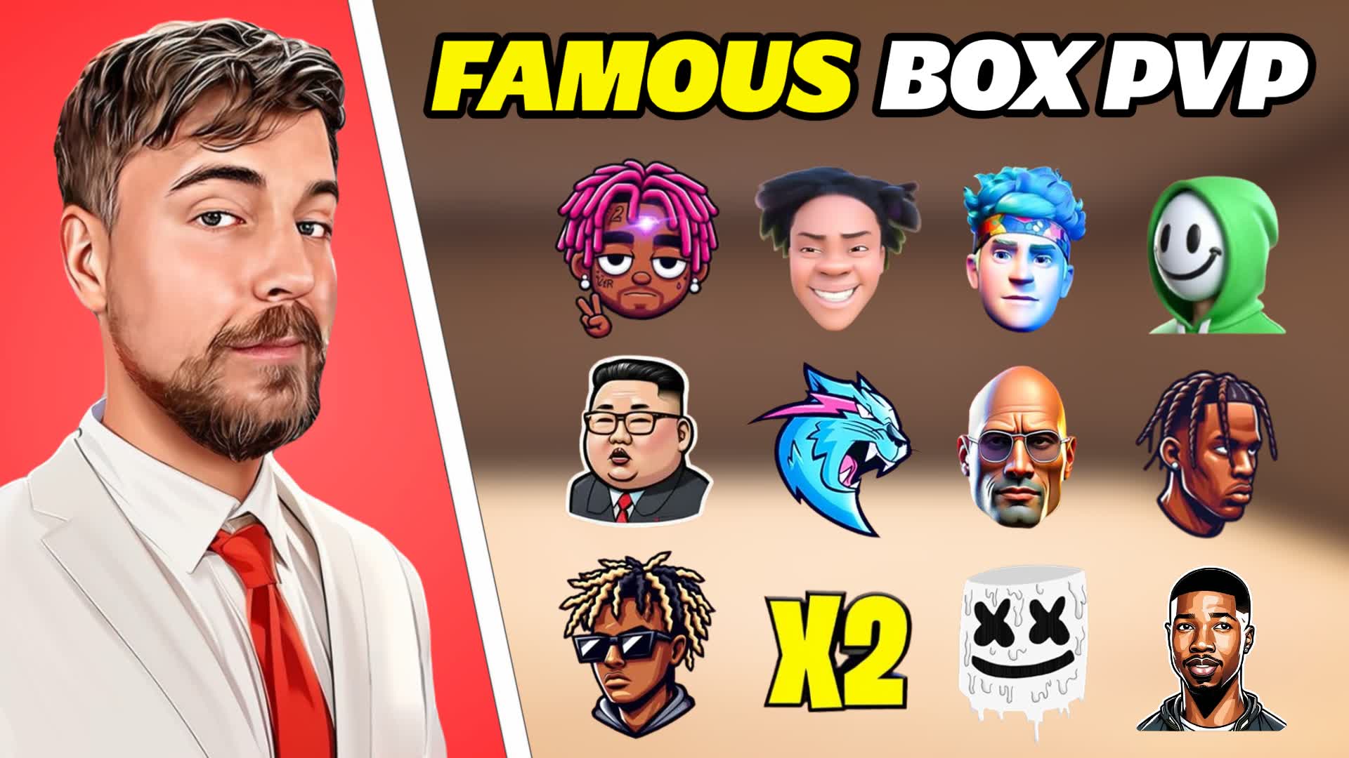 ⭐️ FAMOUS BOXFIGHTS 📦 8452-2467-5414 by 2okos - Fortnite Creative Map ...