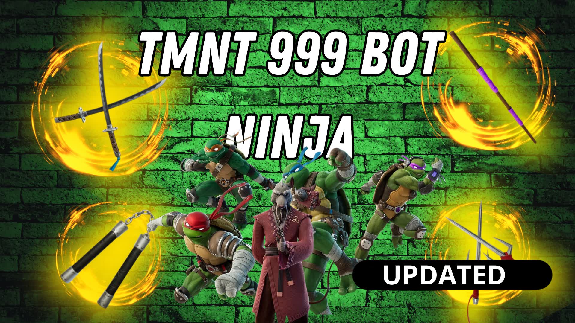 TMNT 999 BOT NINJA 2723-4355-4868 من ابتكار chadizgames - Fortnite