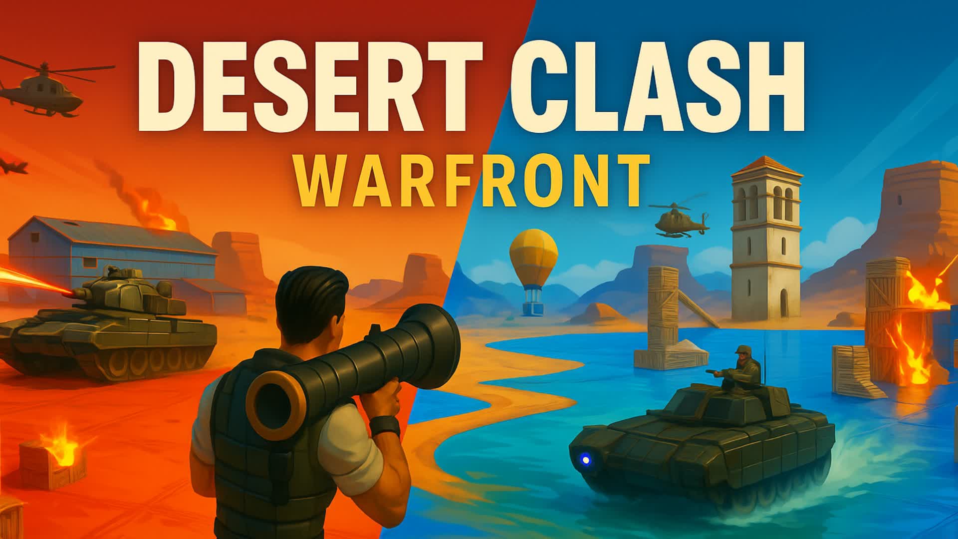 Desert Clash: Warfront 8574-3022-3647 by charlz.je - Fortnite Creative Map Code - Fortnite.GG
