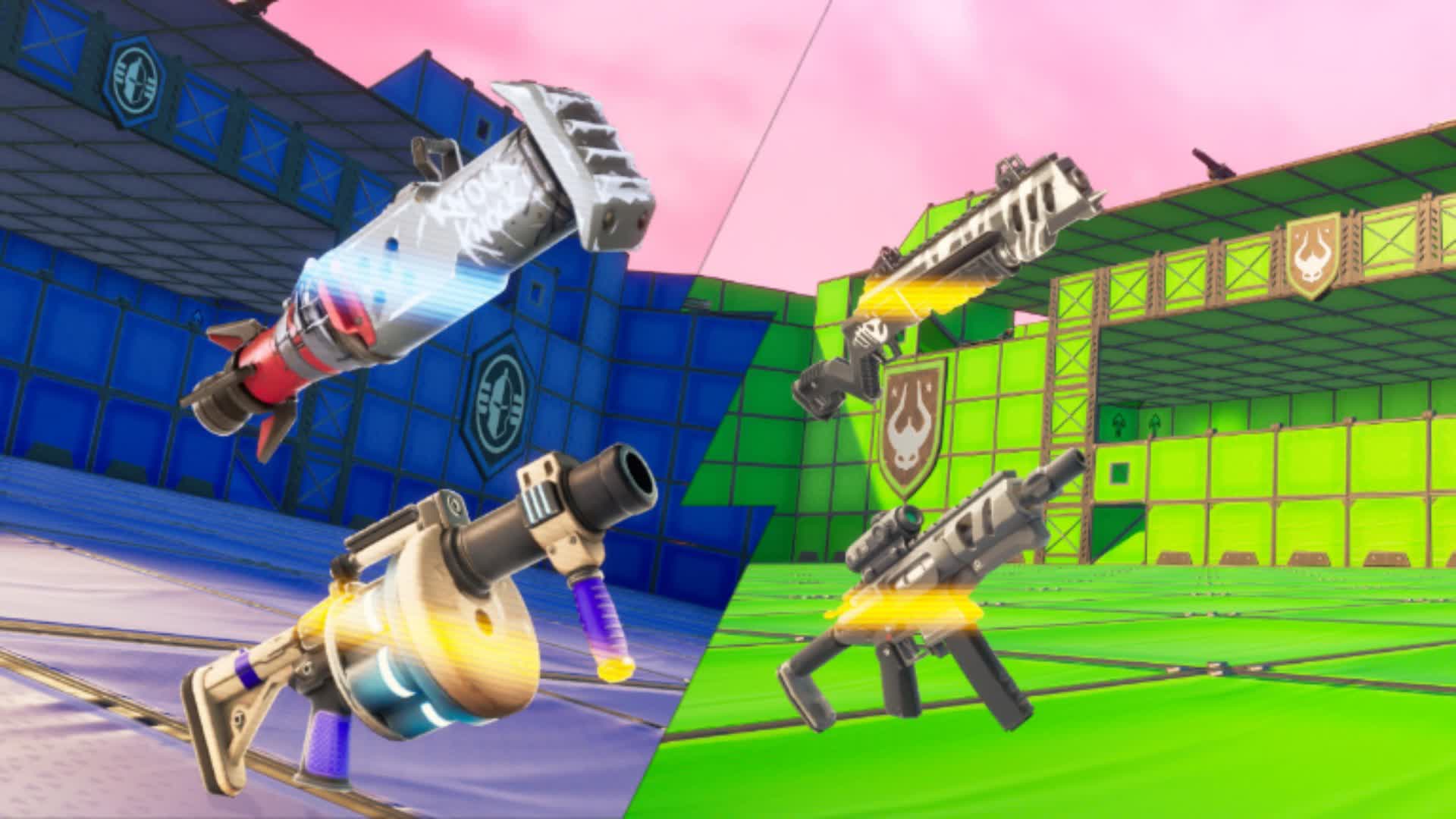 🟢GREEN VS BLUE🔵 - Alpha Games 2855-4938-6776 by 09bravo - Fortnite ...