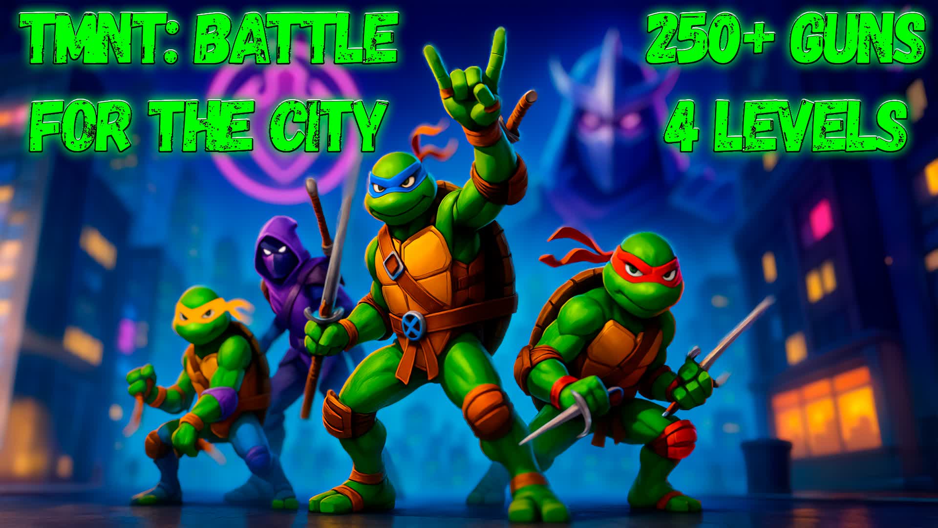 🐢TMNT: Battle City 🐢 2403-1311-6637 by lucky52 - Fortnite