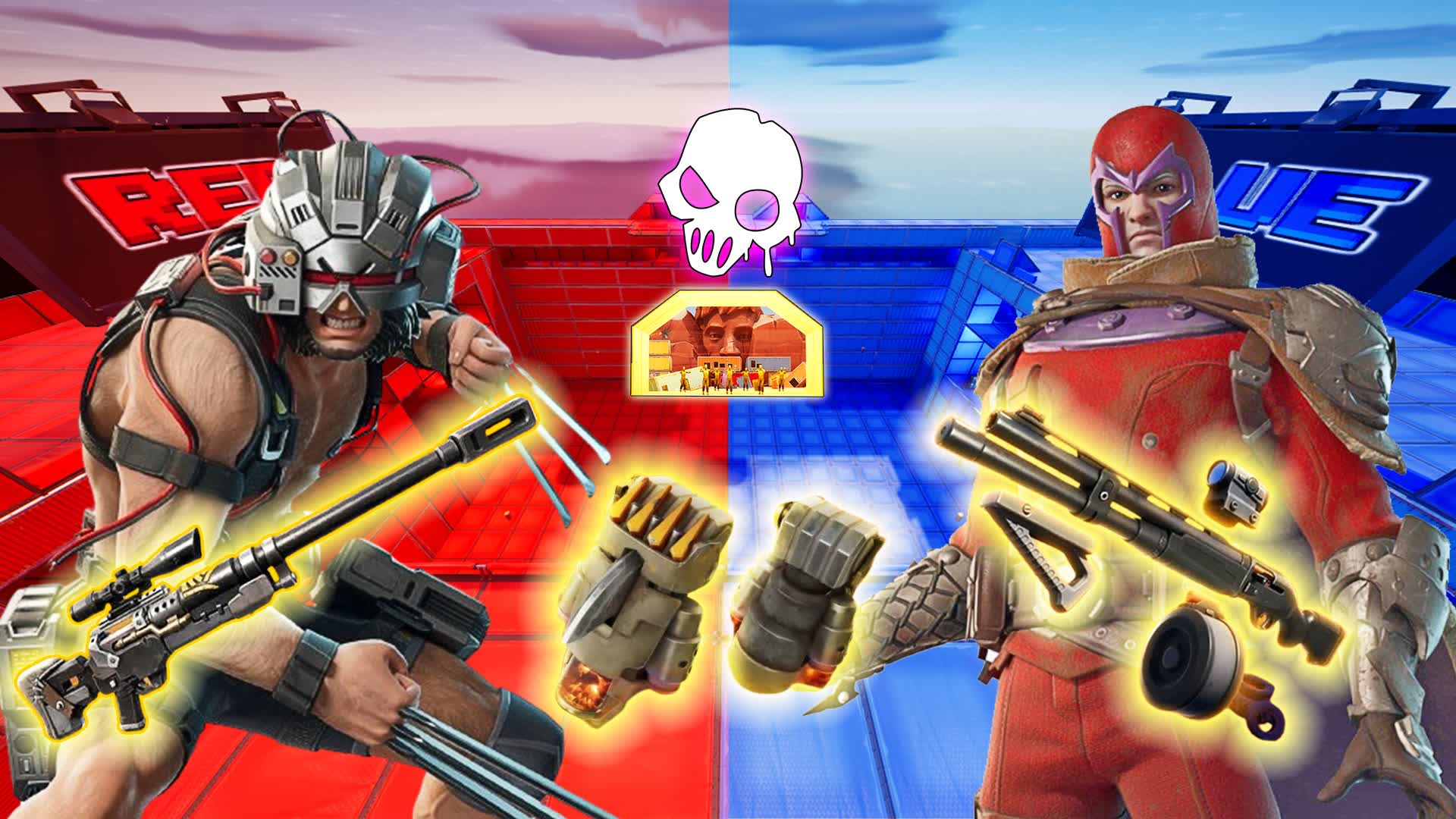 HYPER RED VS BLUE GUN GAME HERO 🔴🔵 1499-6833-8609 by slon_carnaval ...