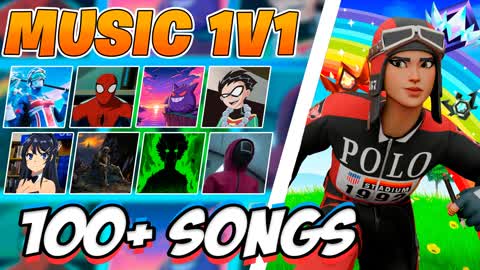 Music 1v1 🏆 [100+ Songs] 1345-5359-8108 by caut - Fortnite Creative Map Code - Fortnite.GG