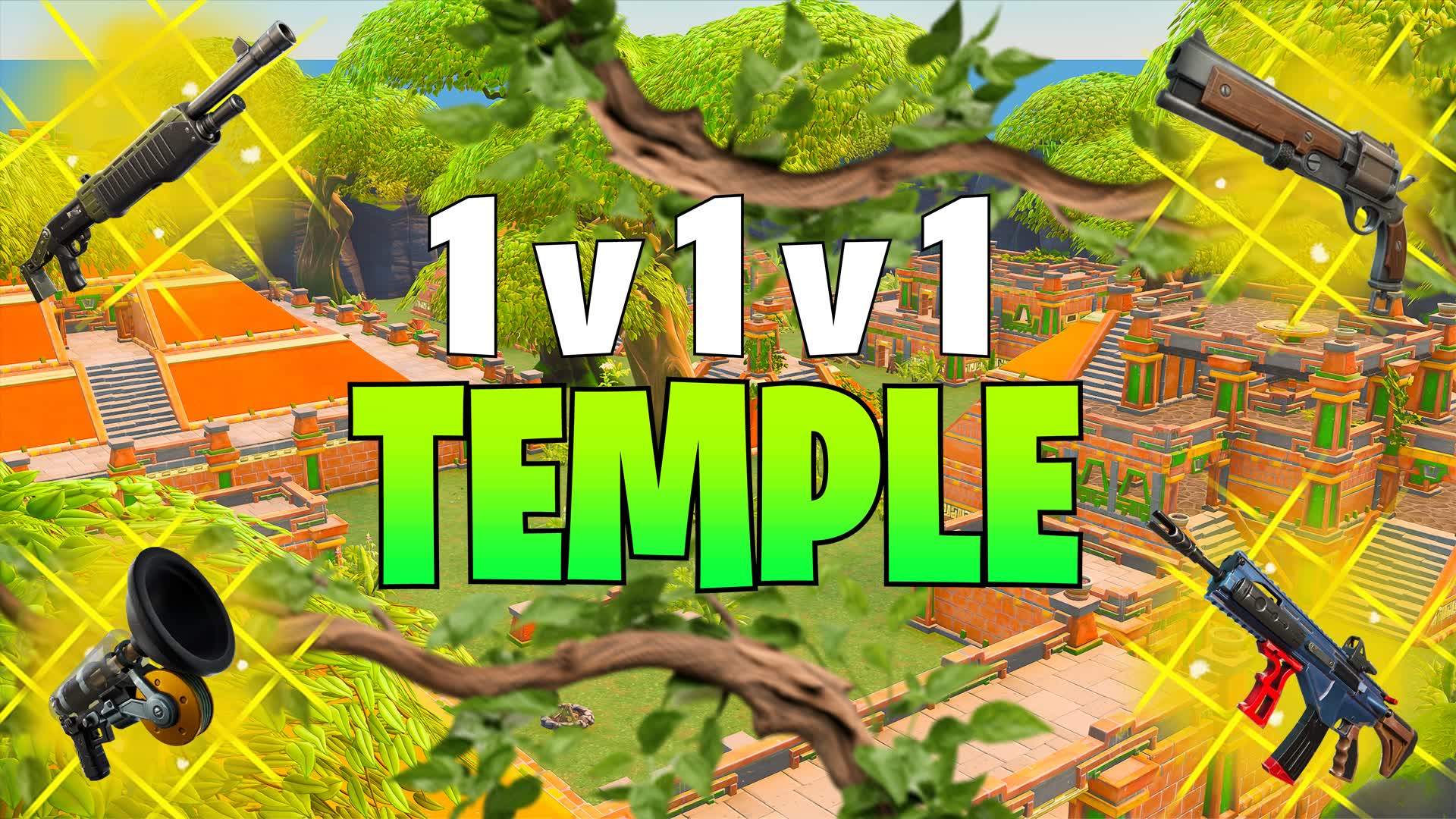 1v1v1 TEMPLE - FFA 7055-0131-1637 by marilove - Fortnite Creative Map Code - Fortnite.GG