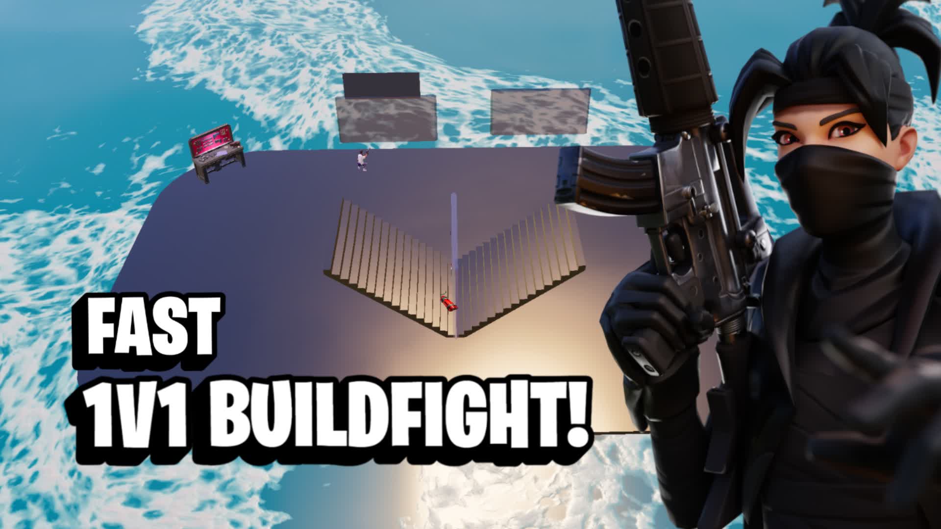 1V1 BUILD FIGHT! [FAST] 4343-5521-3024 by terracreator - Fortnite Creative Map Code - Fortnite.GG