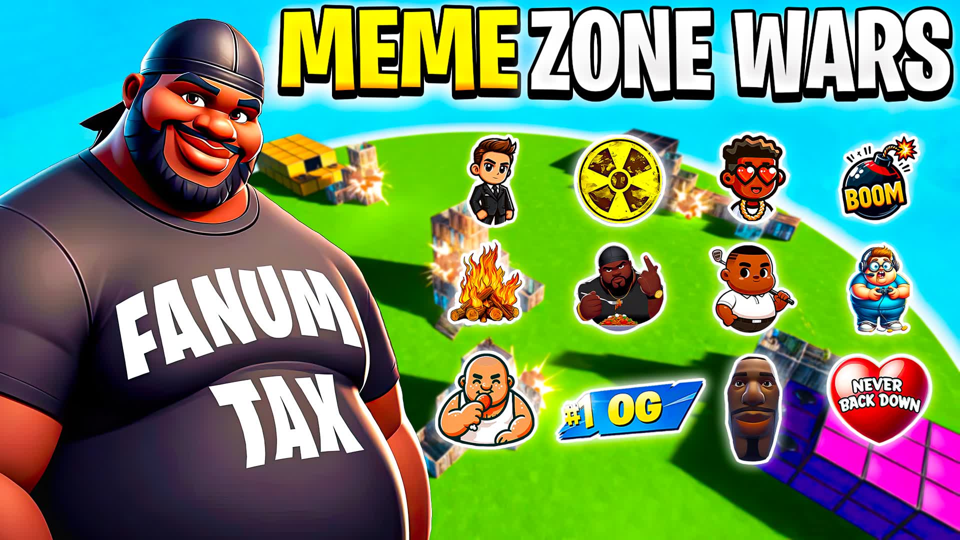 💀MEME ZONEWARS🌀 4105-7812-9110 by fmm30k - Fortnite Creative Map Code ...