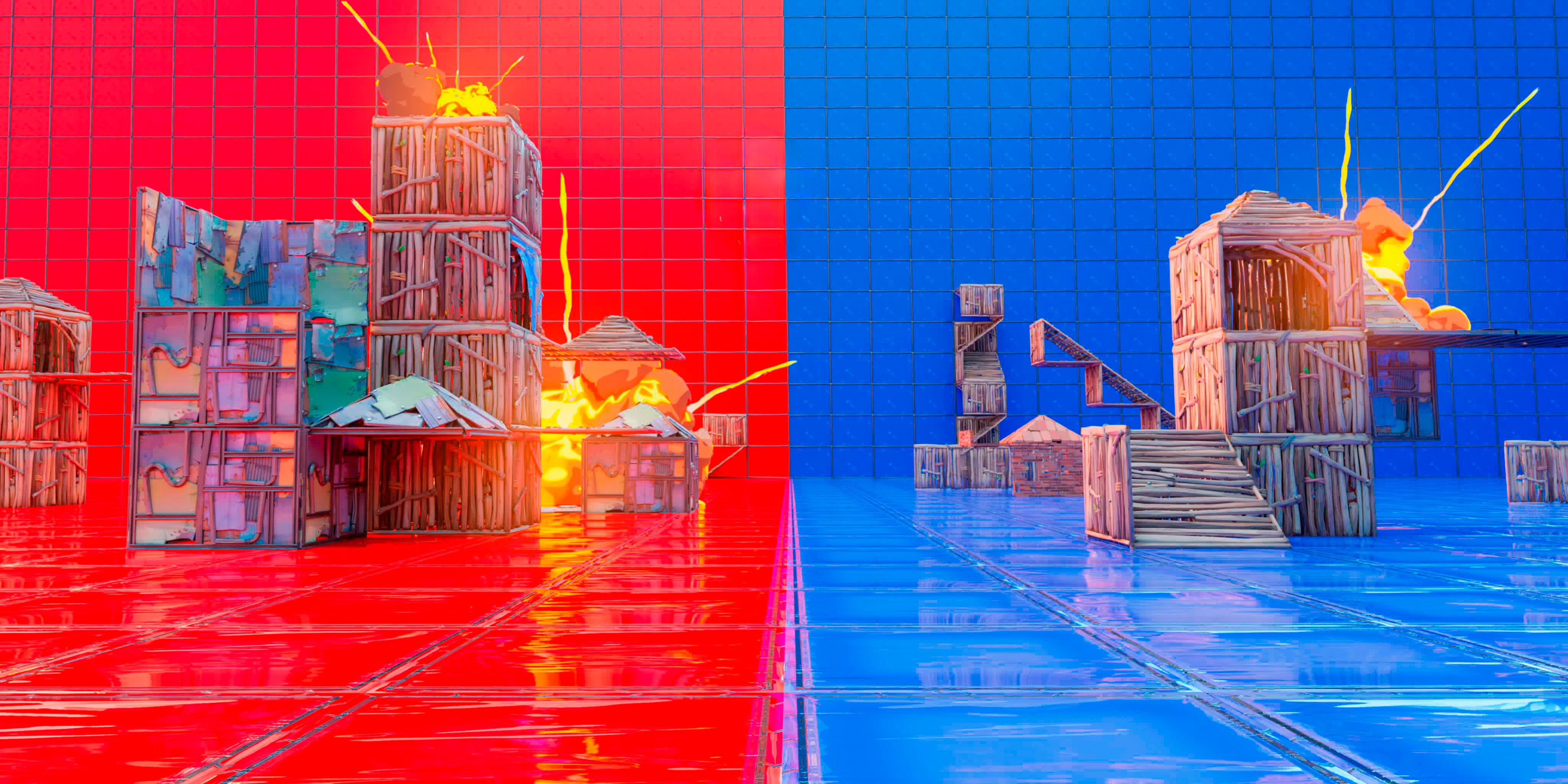 REMIX RED VS BLUE 🔴🔵 [NEW] 6021-6553-9161 by tyrux7 - Fortnite Creative ...