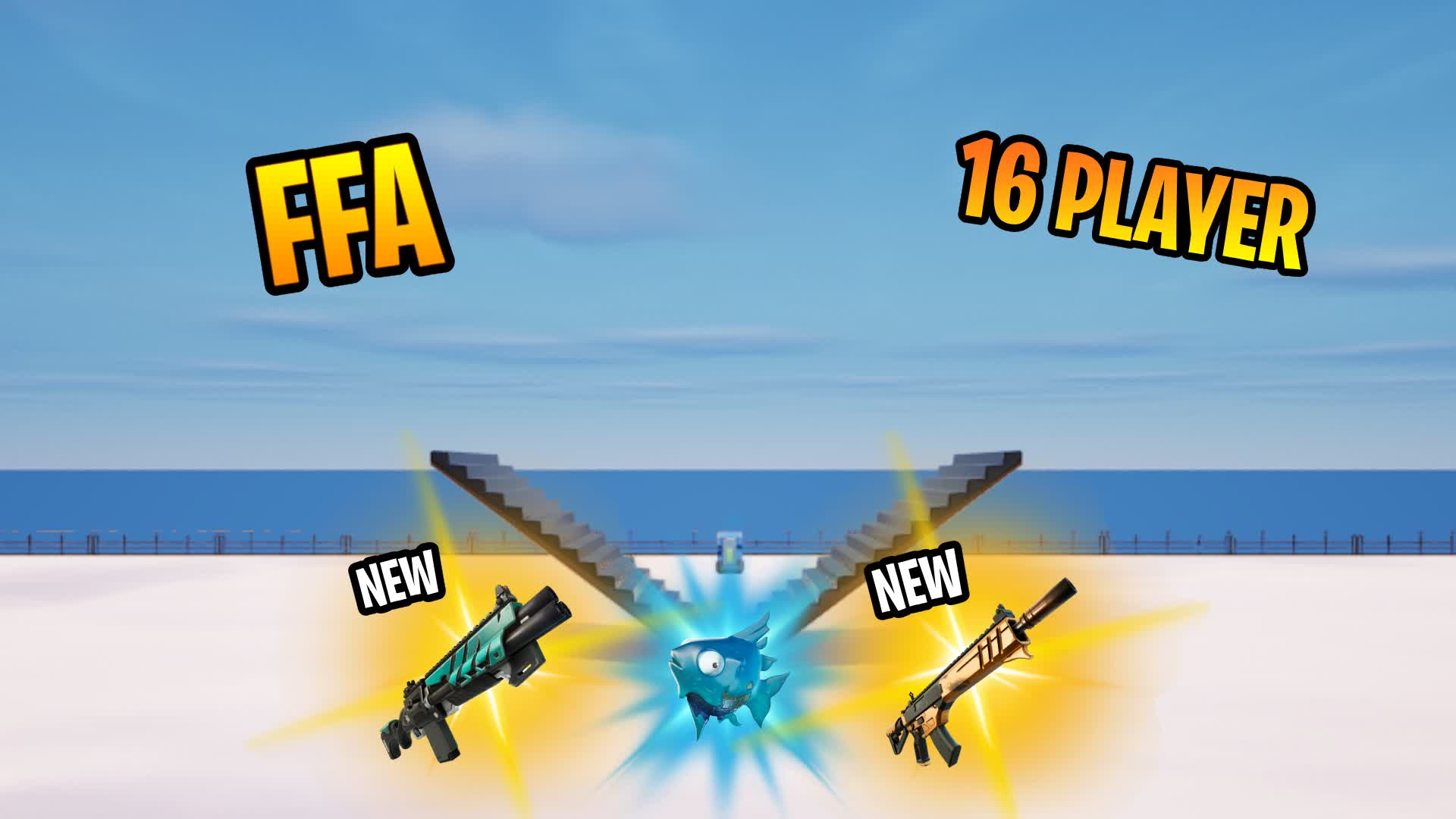 16 player FFA 3690-7601-6280 by kinada - Fortnite Creative Map Code ...
