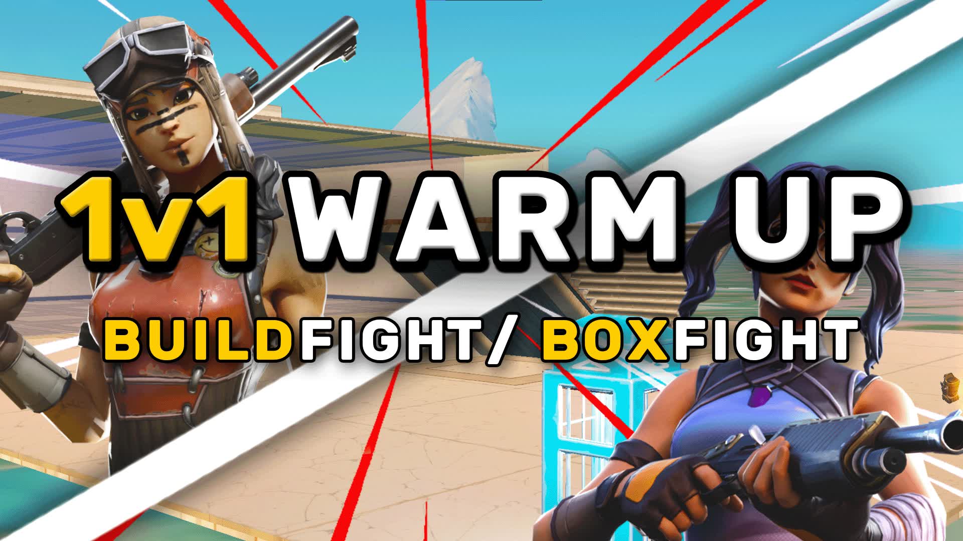 1V1 BUILDFIGHT BOXFIGHT WARM-UP 7197-0619-0734 by nika97k - Fortnite Creative Map Code - Fortnite.GG