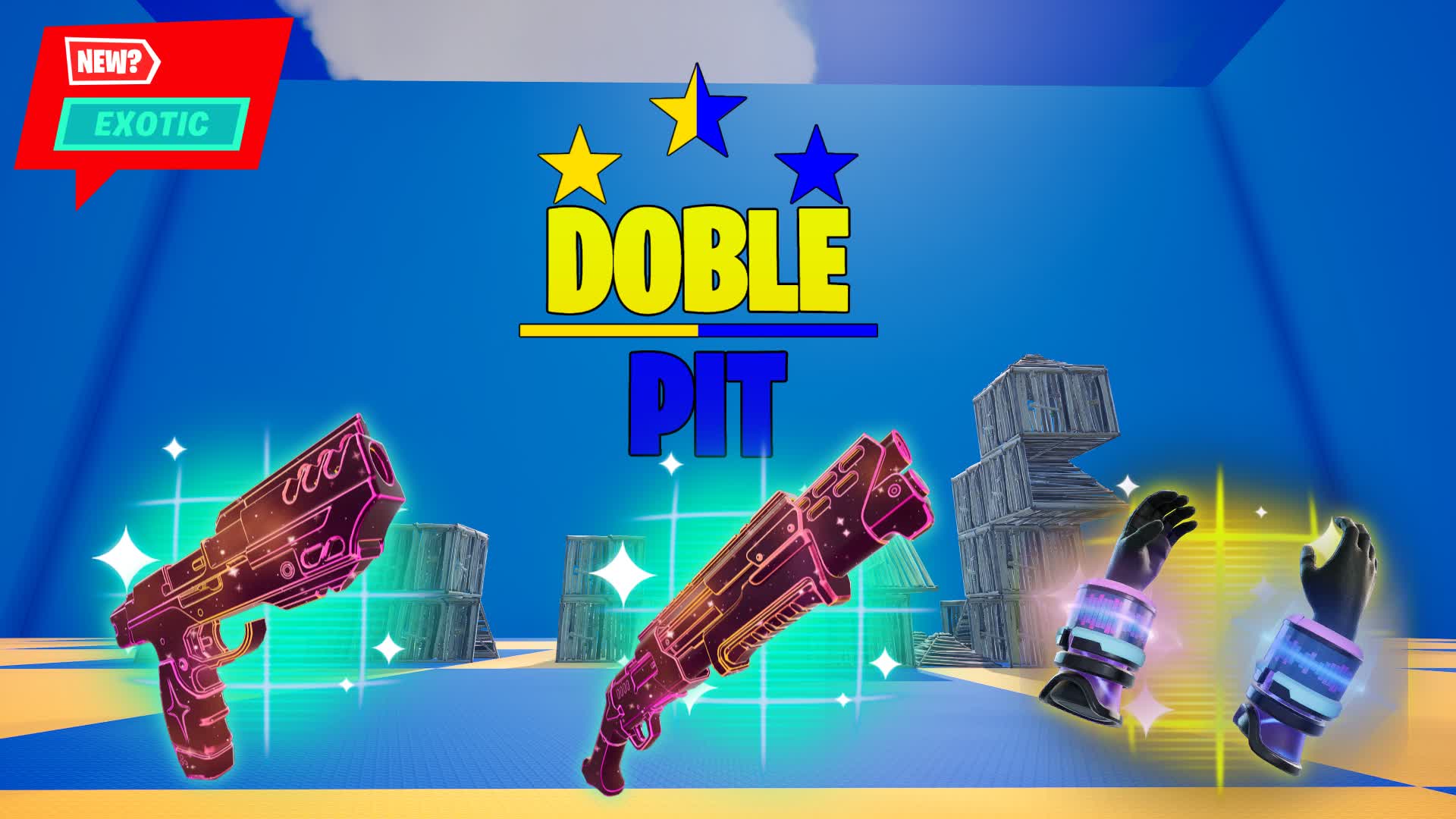DOUBLE - PIT 1679-0348-8764 by maikwan1 - Fortnite Creative Map Code ...