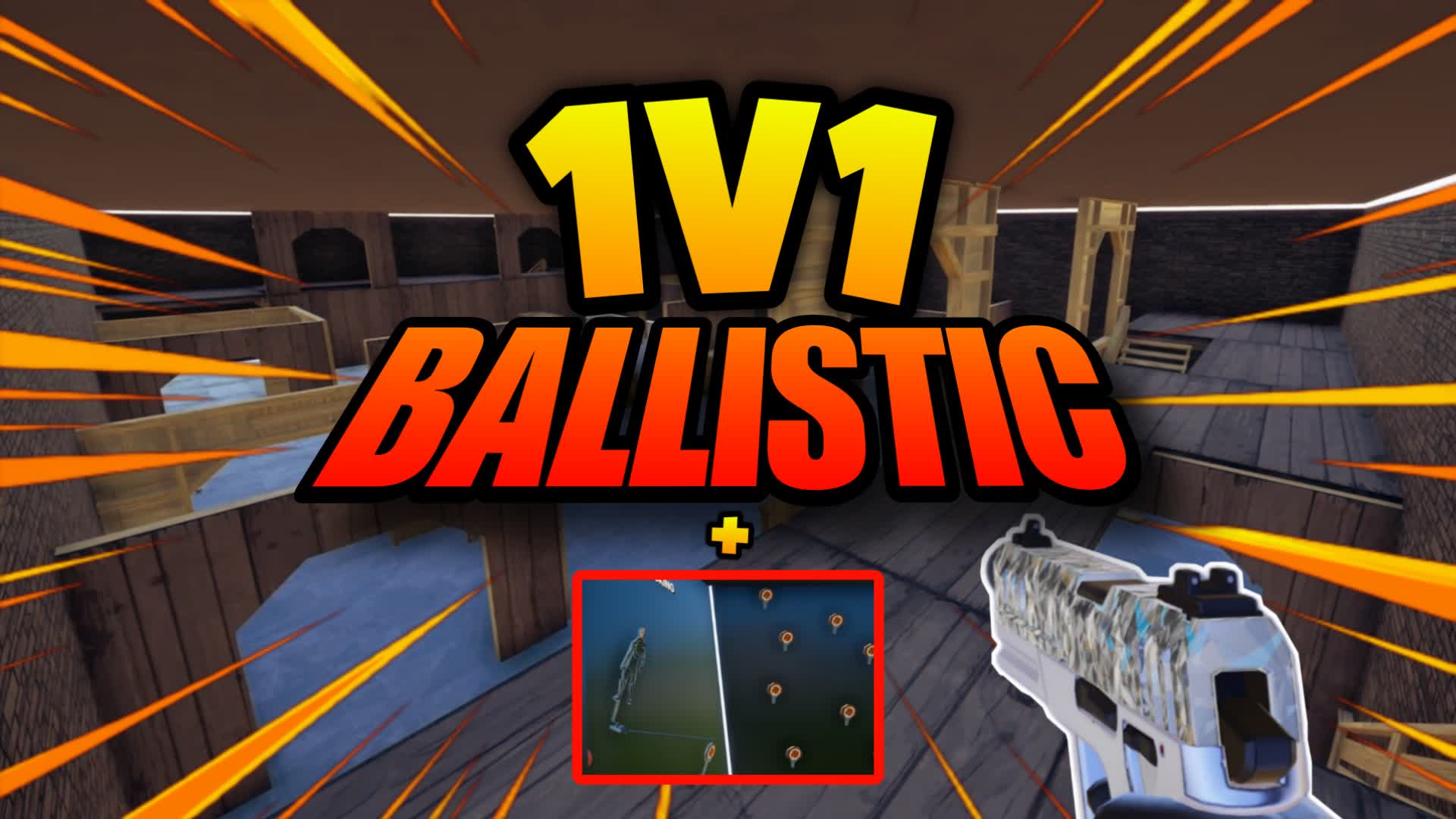 💥 BALLISTIC - 1v1 + Aim Trainer 💥 9118-0395-3896 by mazehaze - Fortnite Creative Map Code ...
