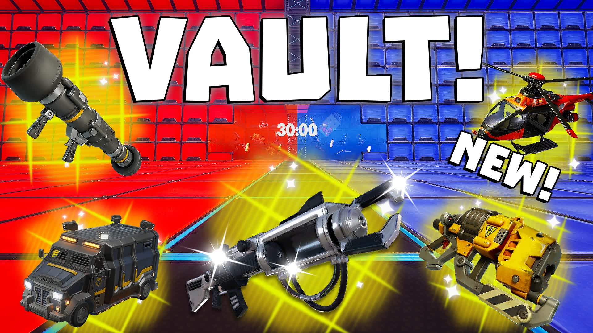 Vault Red Vs Blue🔴🔵 0663-2334-4379 by nextfront - Fortnite Creative Map ...