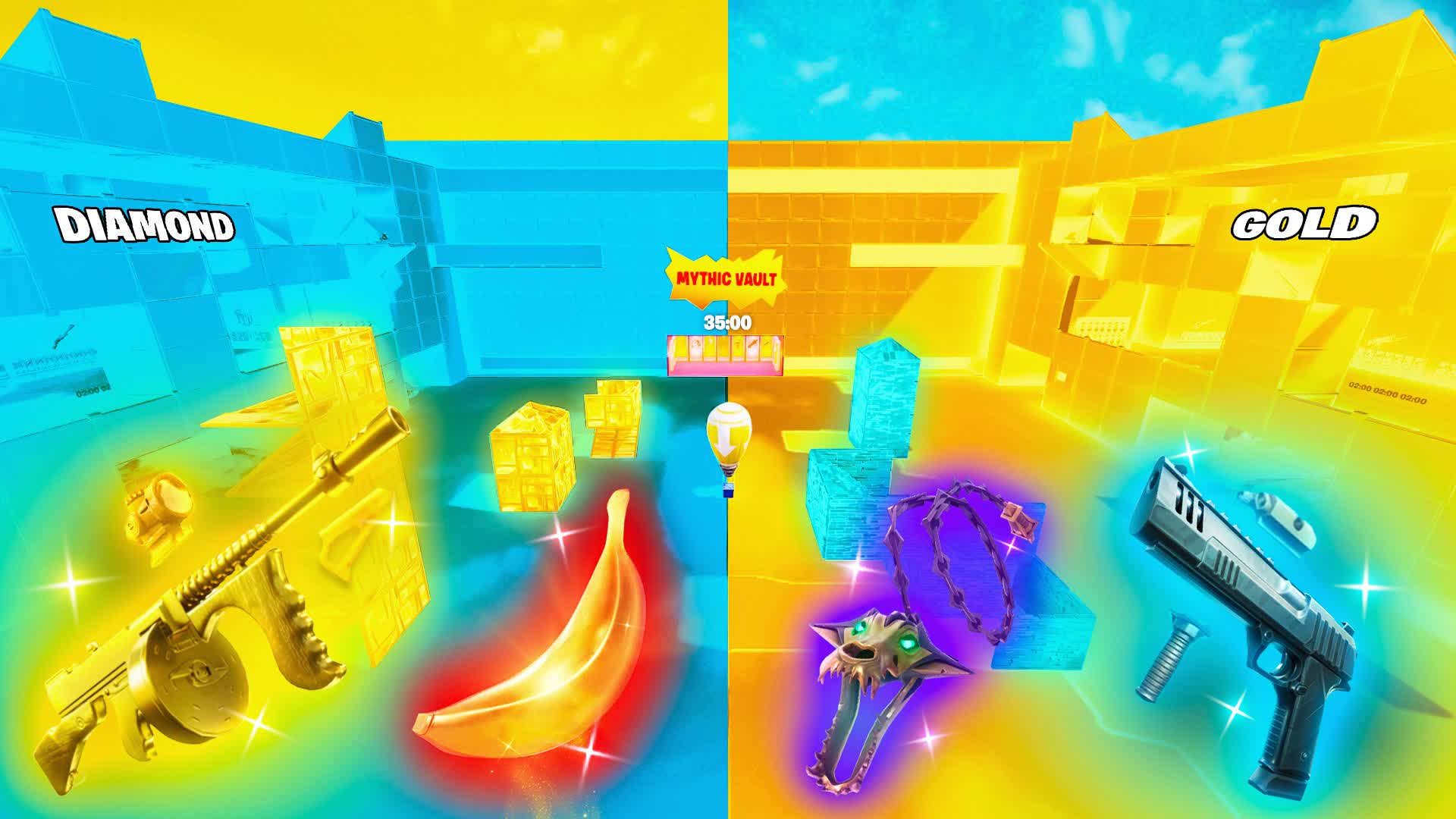 💎DIAMOND VS GOLD🏆 SUPER💪 7000-4894-2891 by markokofs - Fortnite ...