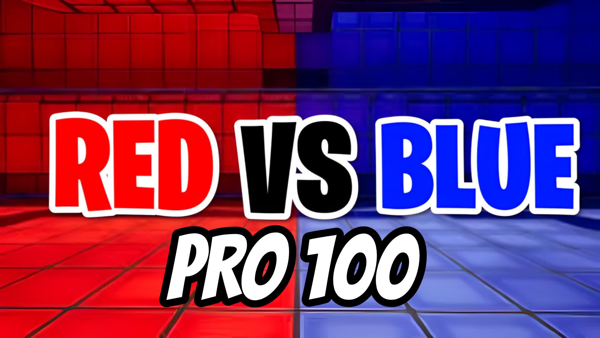 RED VS BLUE PRO 100 2389-8588-2209 by votrix - Fortnite Creative Map ...