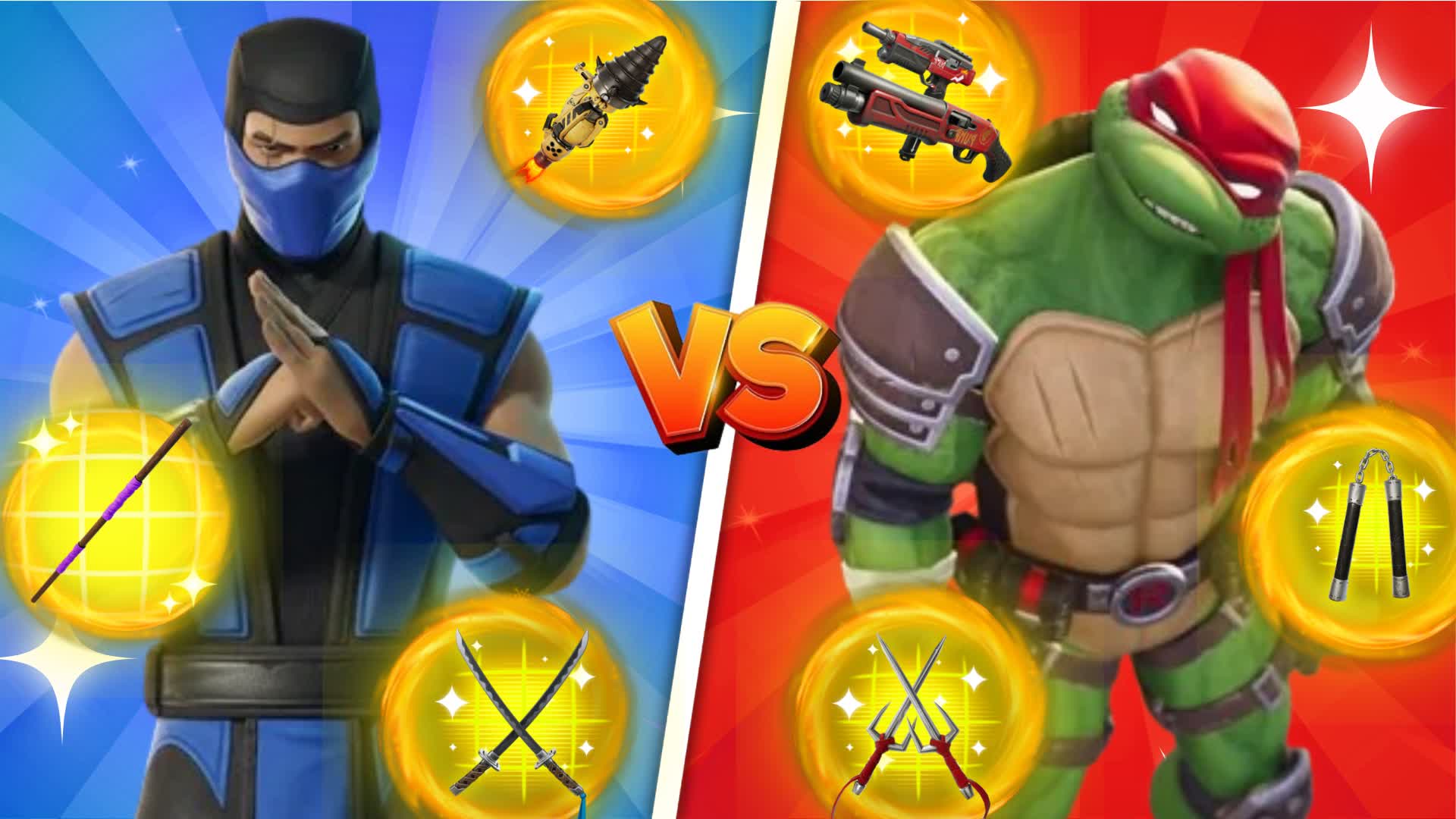 🔵🔴TMNT NINJA 🔴 RED VS BLUE 🔵 6037-9274-3094 by farma - Fortnite ...