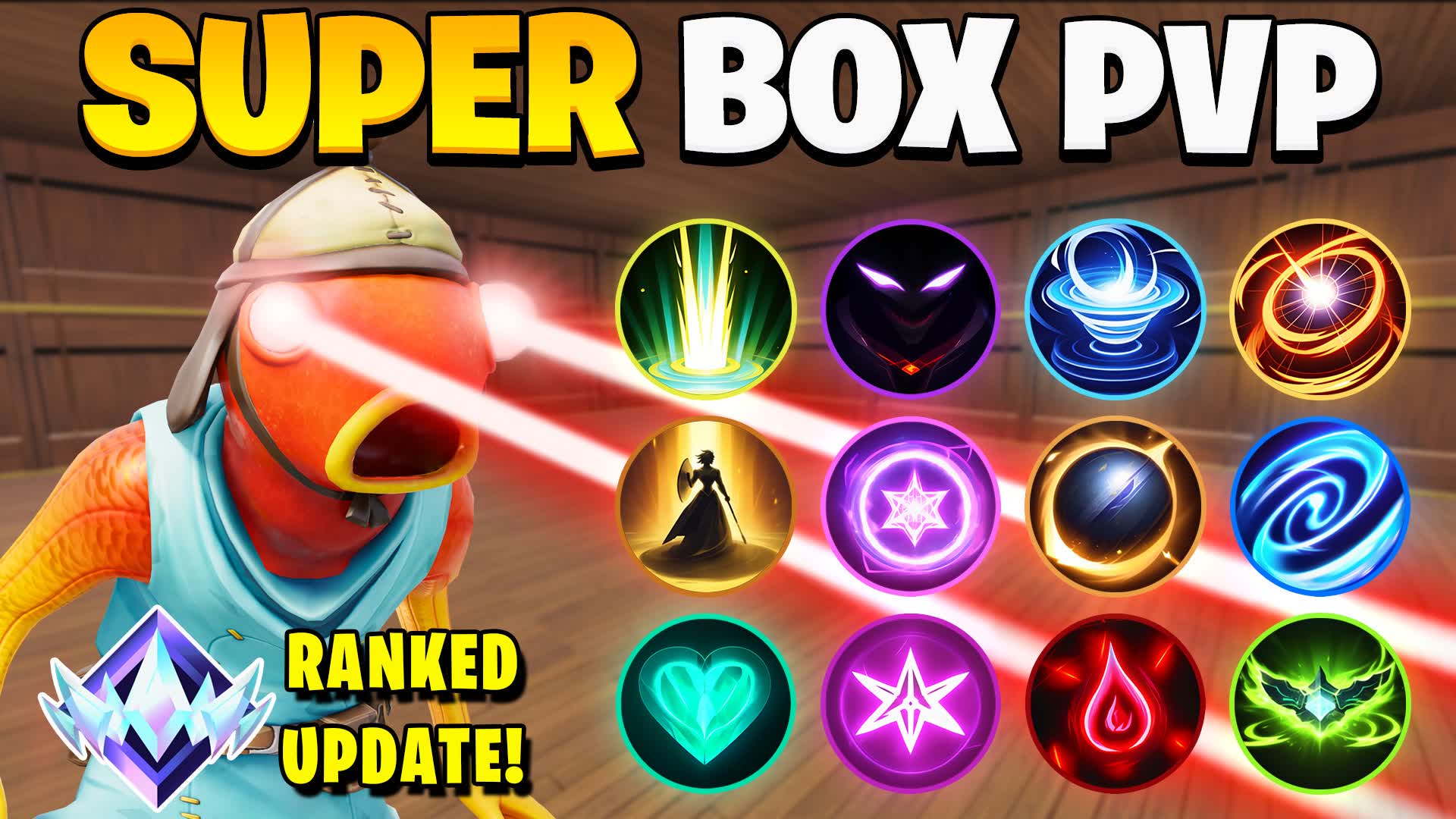 📦SUPER BOX PVP 📦🦸 8721-2973-6113 by chelofn2 - Fortnite Creative Map Code - Fortnite.GG