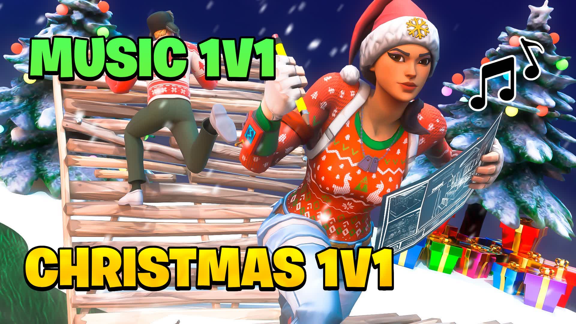 MUSIC 1v1 🎵[🎅🏻CHRISTMAS UPDATE🎄] 4010-3899-6805 من ابتكار bigbucks1 - Fortnite