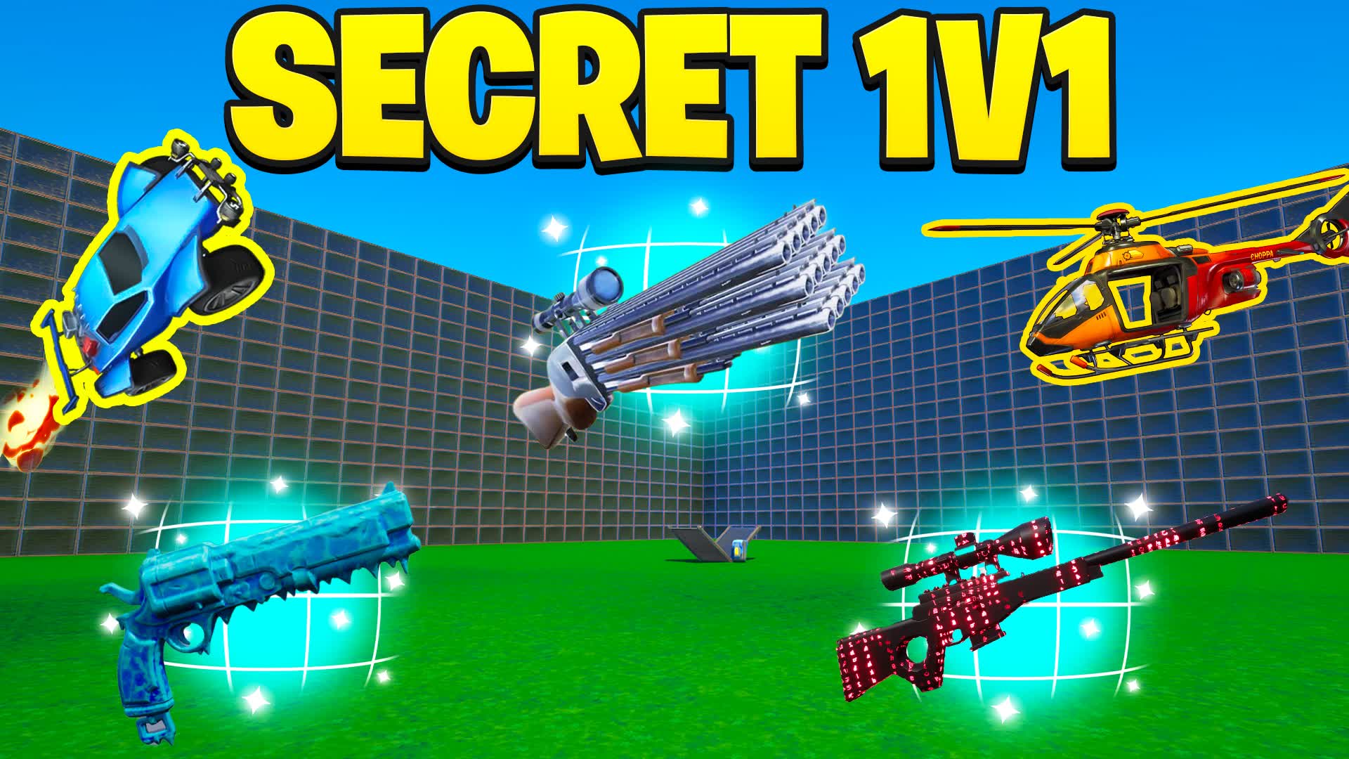 SECRET 1V1 - ALL SECRET WEAPONS! 4263-5986-5329 by zeliha - Fortnite ...