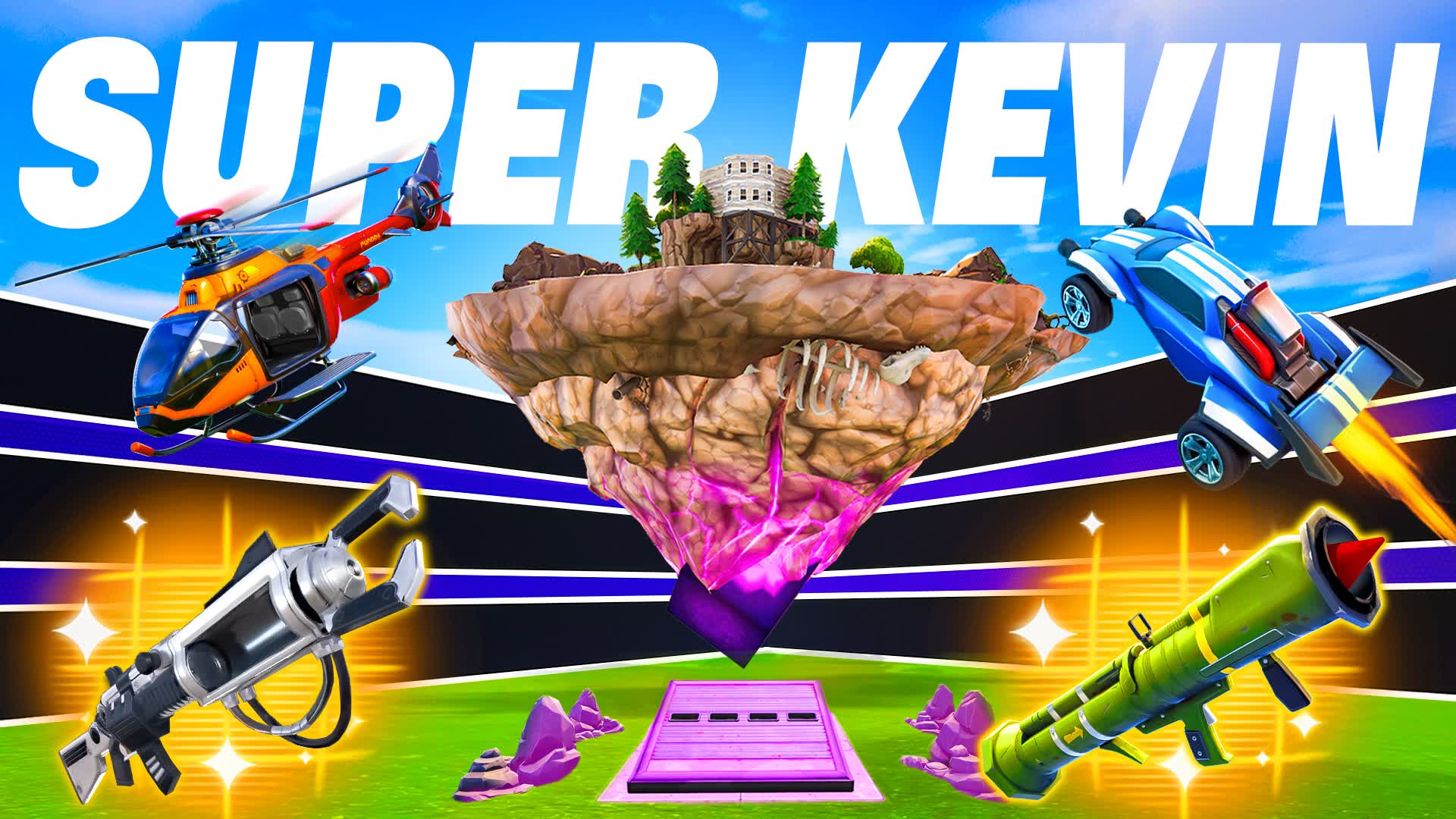 SUPER KEVIN - ALL WEAPONS 7016-5037-9462 by homiflow - Fortnite