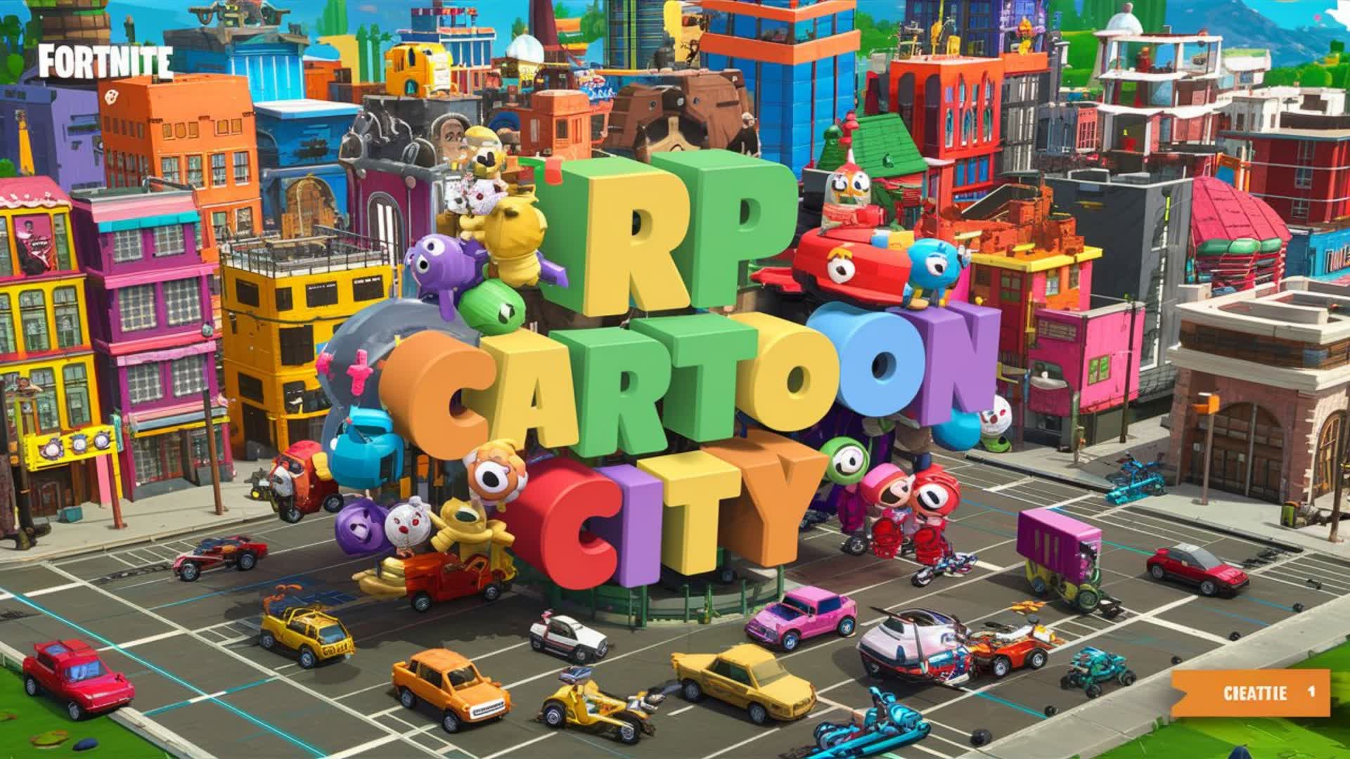 RP Cartoon City 3728-9924-3044 by joja71 - Fortnite Creative Map Code ...