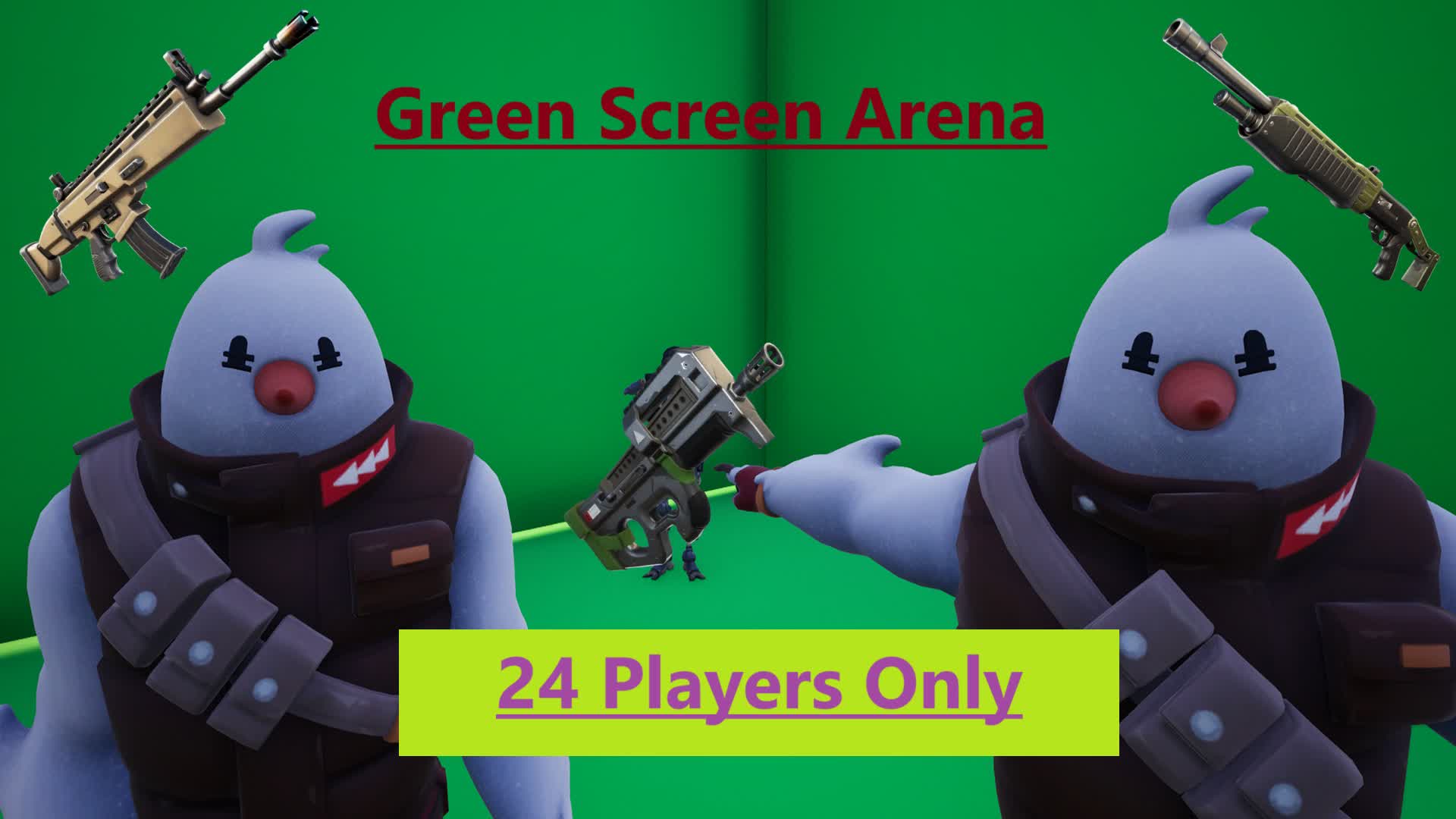 Green Screen Arena (all weapons) 6397-8975-8169 by dotmeme - Fortnite ...