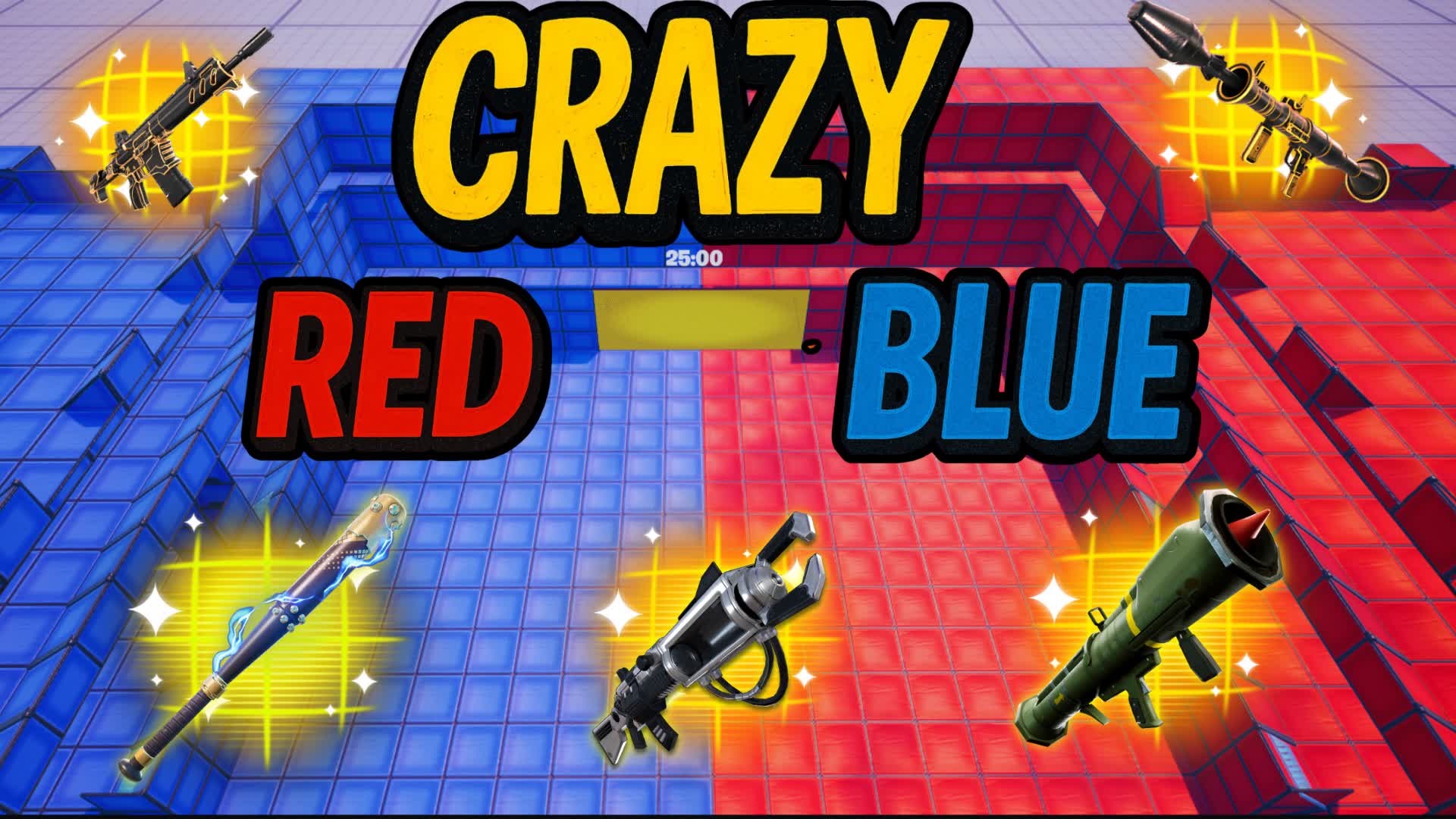 CRAZY Red vs Blue 8473-4583-6201 by gekko98 - Fortnite Creative Map ...