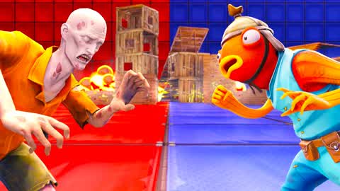 Zombie Red VS Blue 🔴🔵 2363-1291-3183 by looknorthworld - Fortnite ...